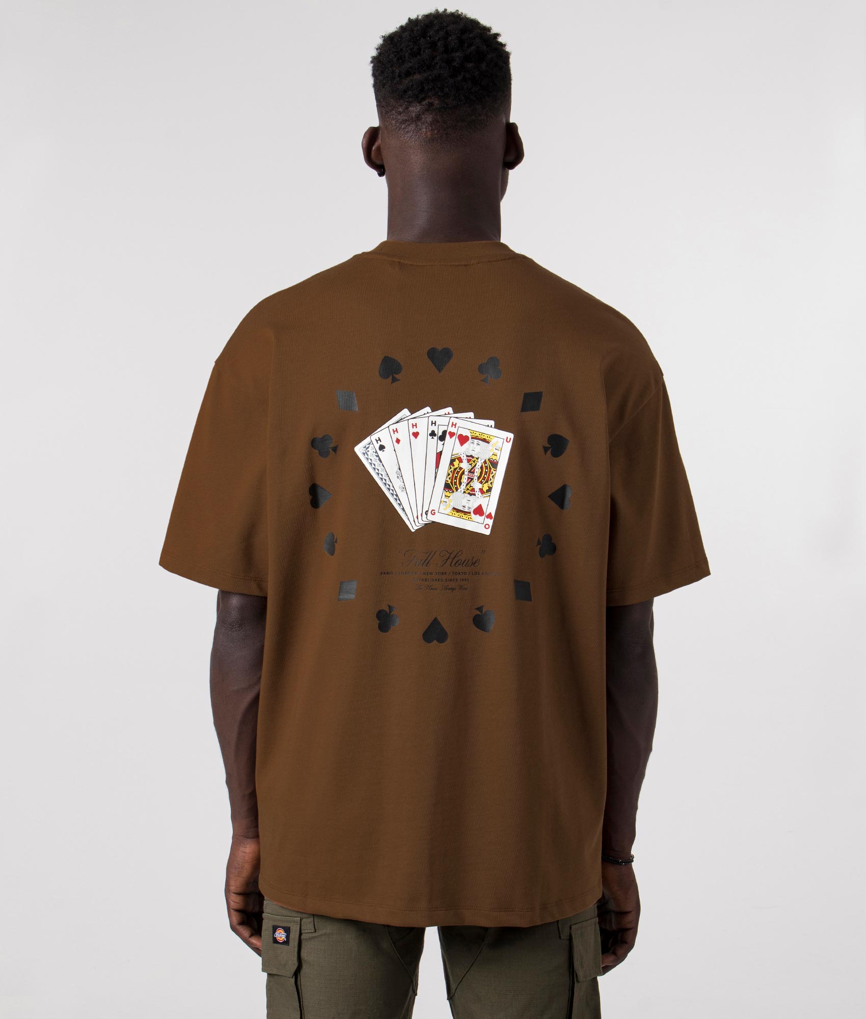 Oversized Dorki T-Shirt Rust/Copper | HUGO | EQVVS