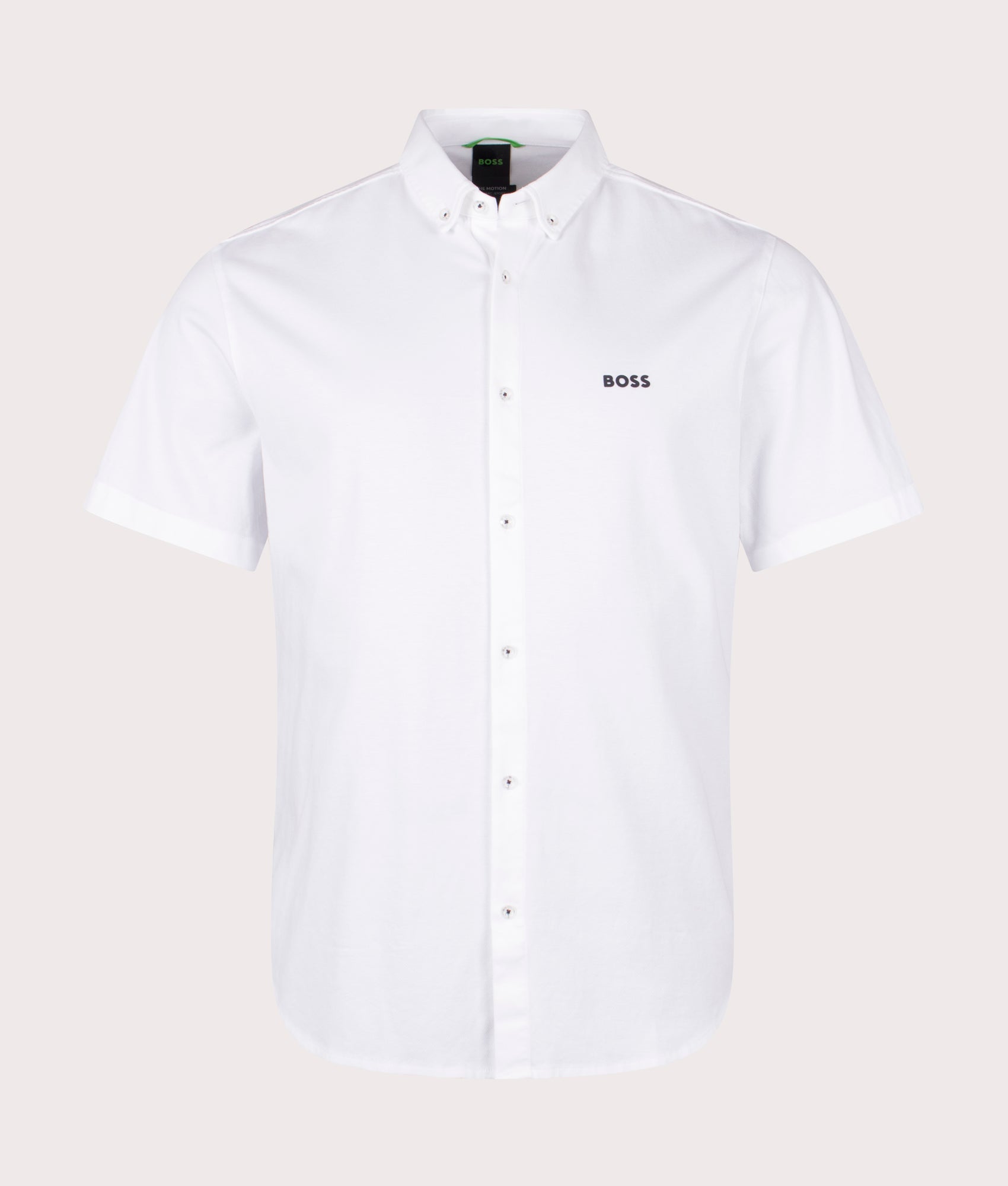 Hugo boss short sleeve shirt white store