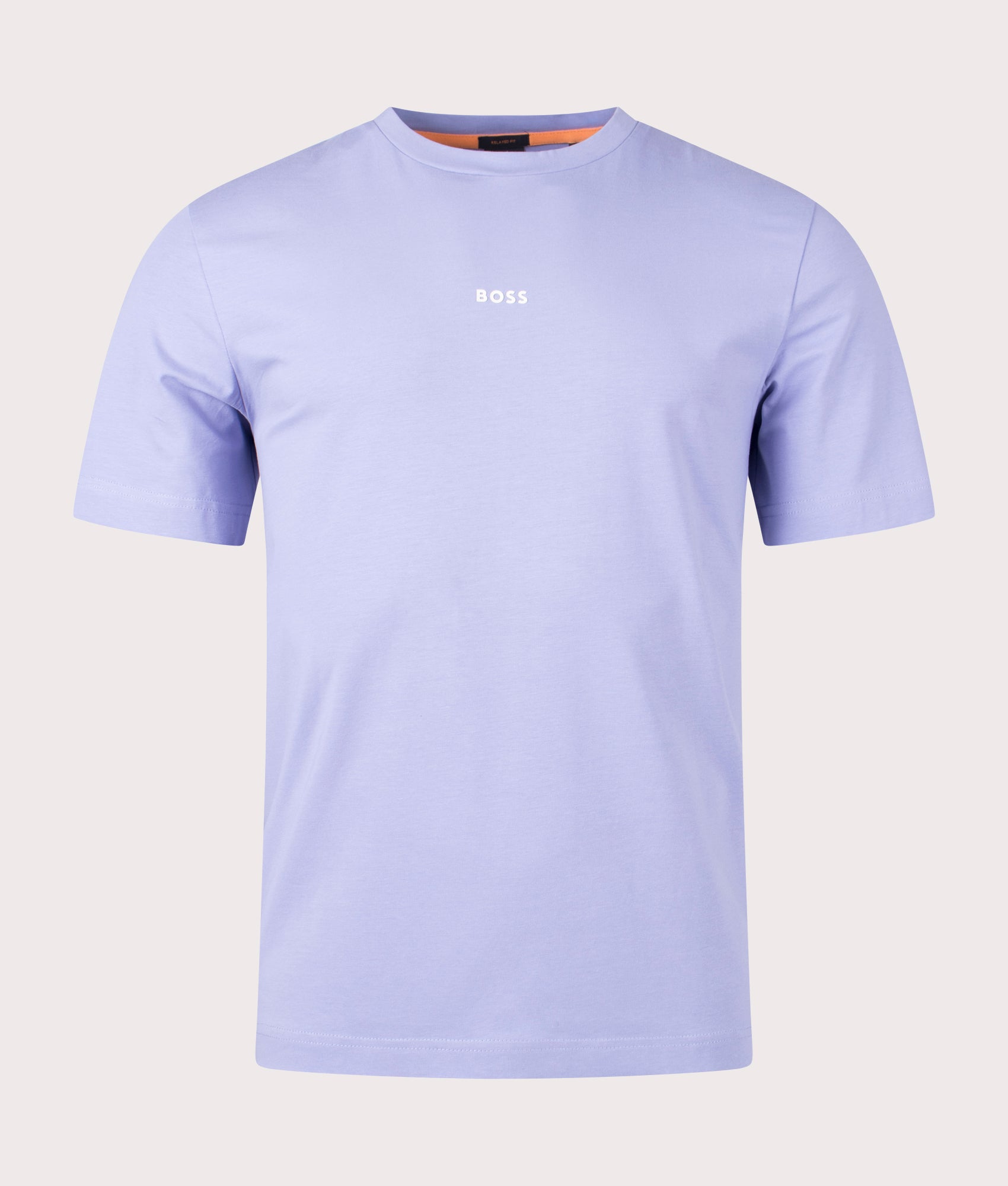 Relaxed Fit TChup T-Shirt Light/Pastel Purple | BOSS | EQVVS