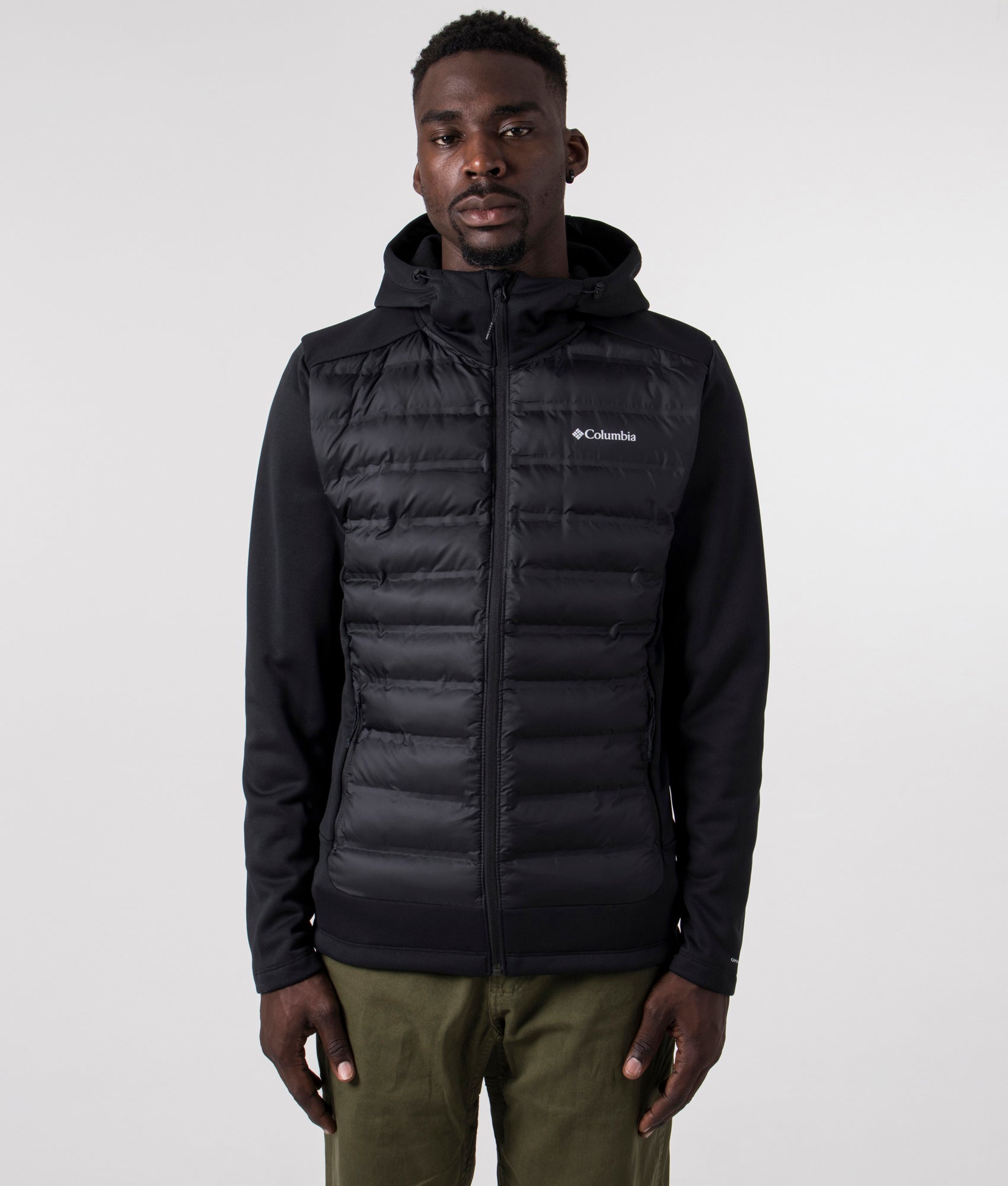 Out-Shield Insulated Zip Through Hooded Jacket | Black | EQVVS