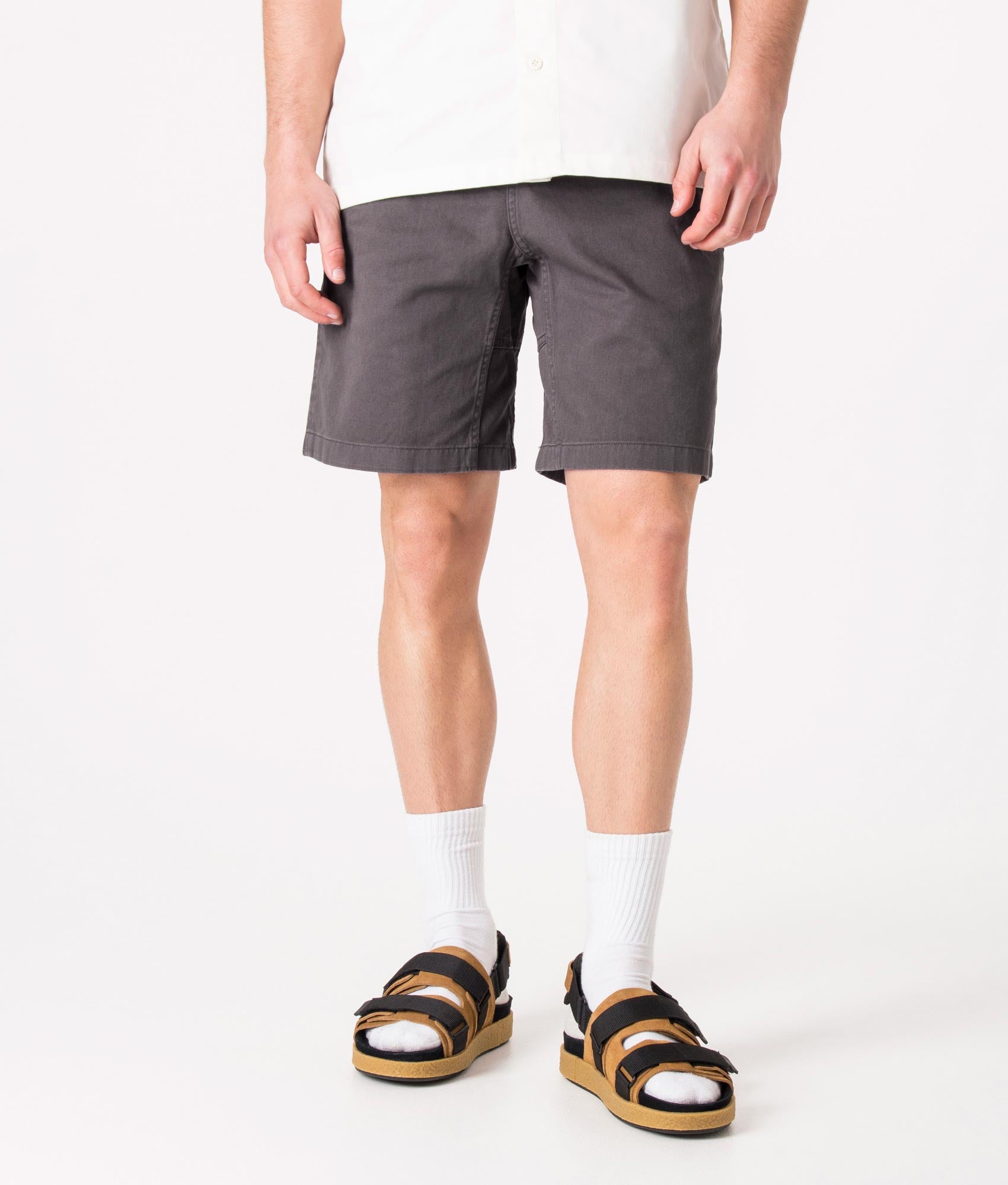 Relaxed Fit G Shorts Charcoal | Gramicci | EQVVS