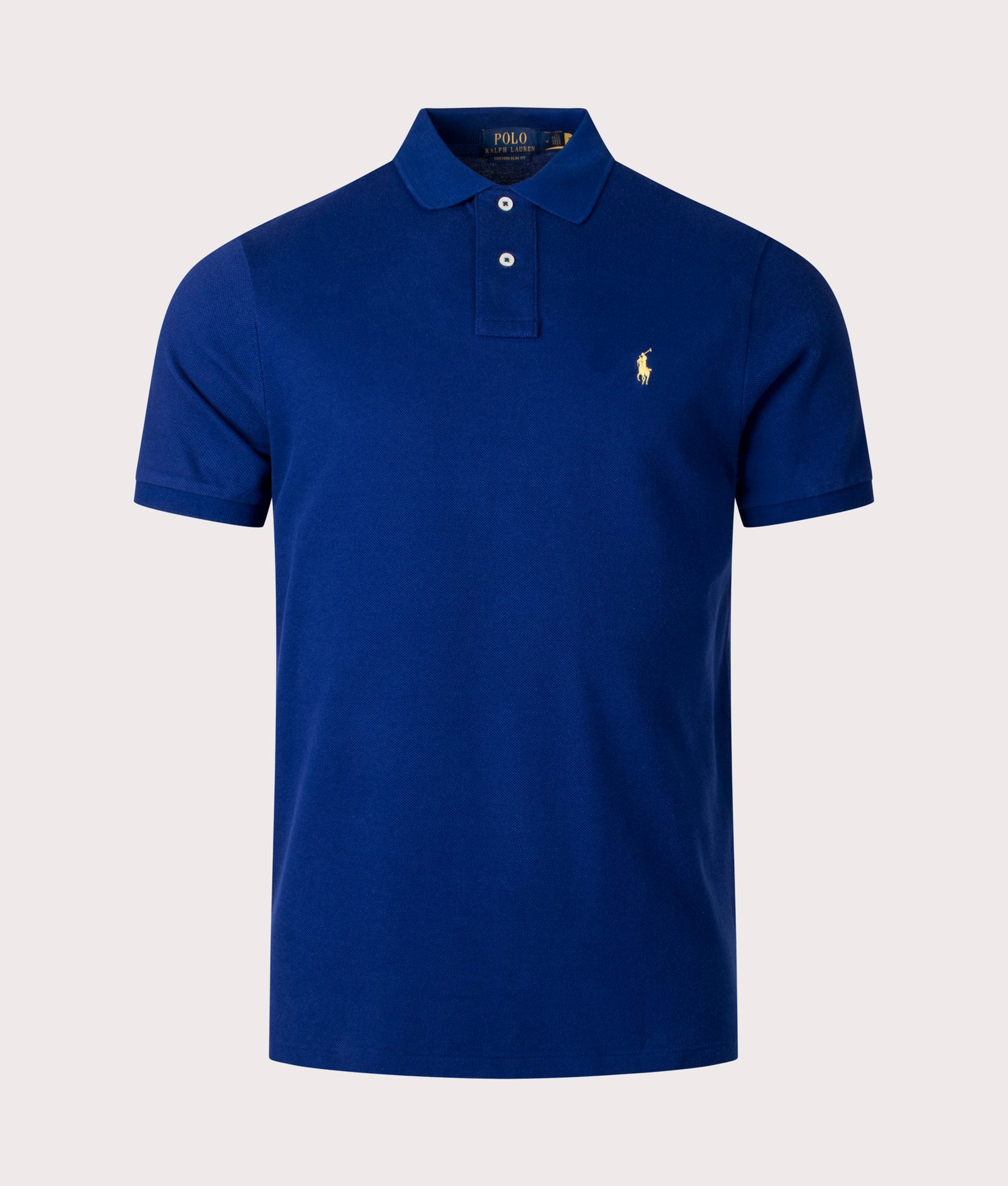 Custom Slim Fit Mesh Polo Shirt Fall Royal | Polo Ralph Lauren | EQVVS