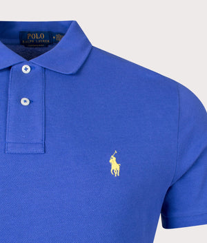 Custom Slim Fit Mesh Polo Shirt in Liberty | Polo Ralph Lauren | EQVVS