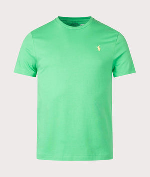 Custom Slim Fit Jersey T-Shirt Green | Polo Ralph Lauren | EQVVS
