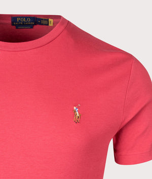 Custom Slim Fit Pima T-Shirt Nantucket Red | Polo Ralph Lauren | EQVVS