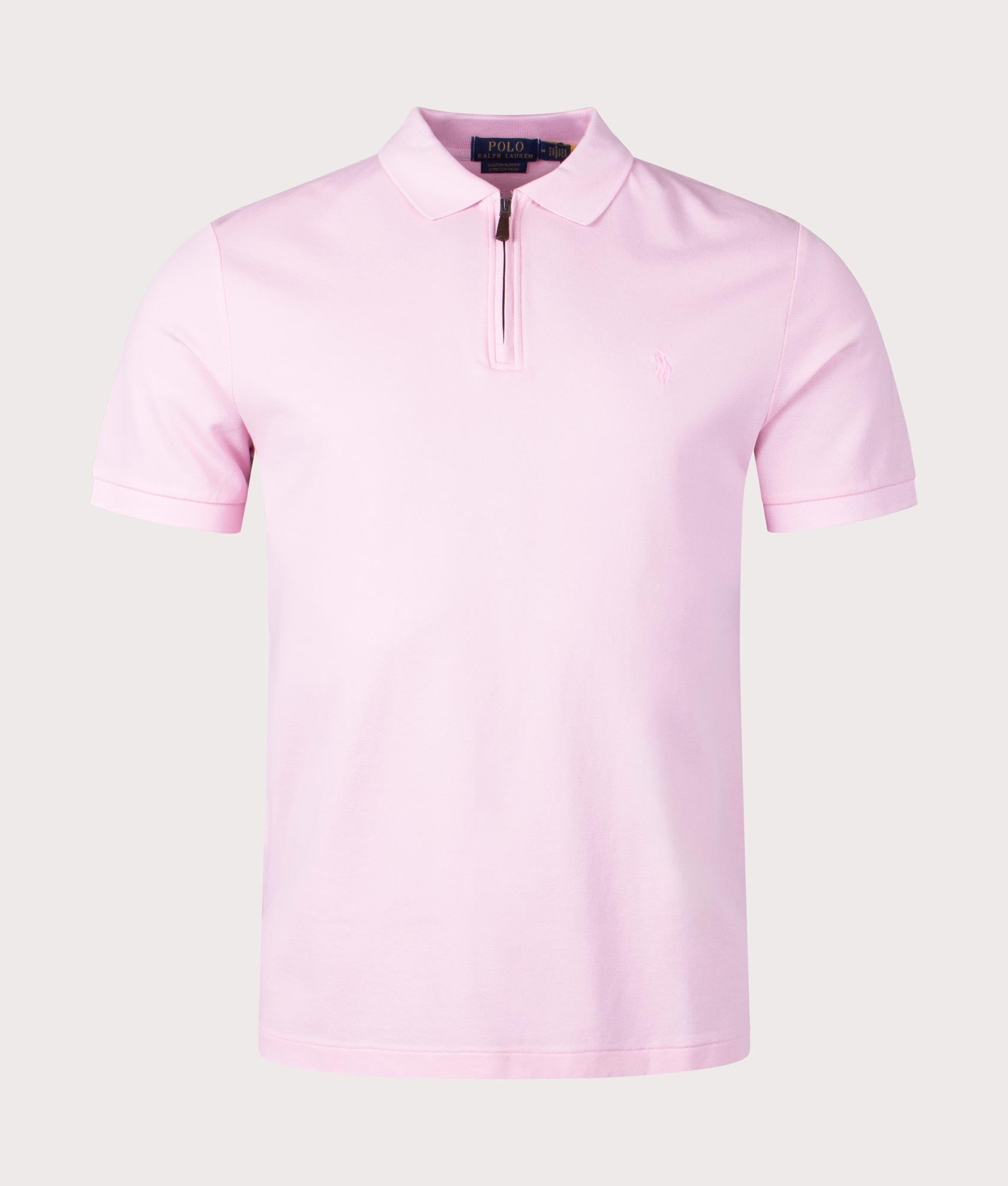 Custom SlimStretch Mesh Polo in Garden Pink | Ralph Lauren | EQVVS