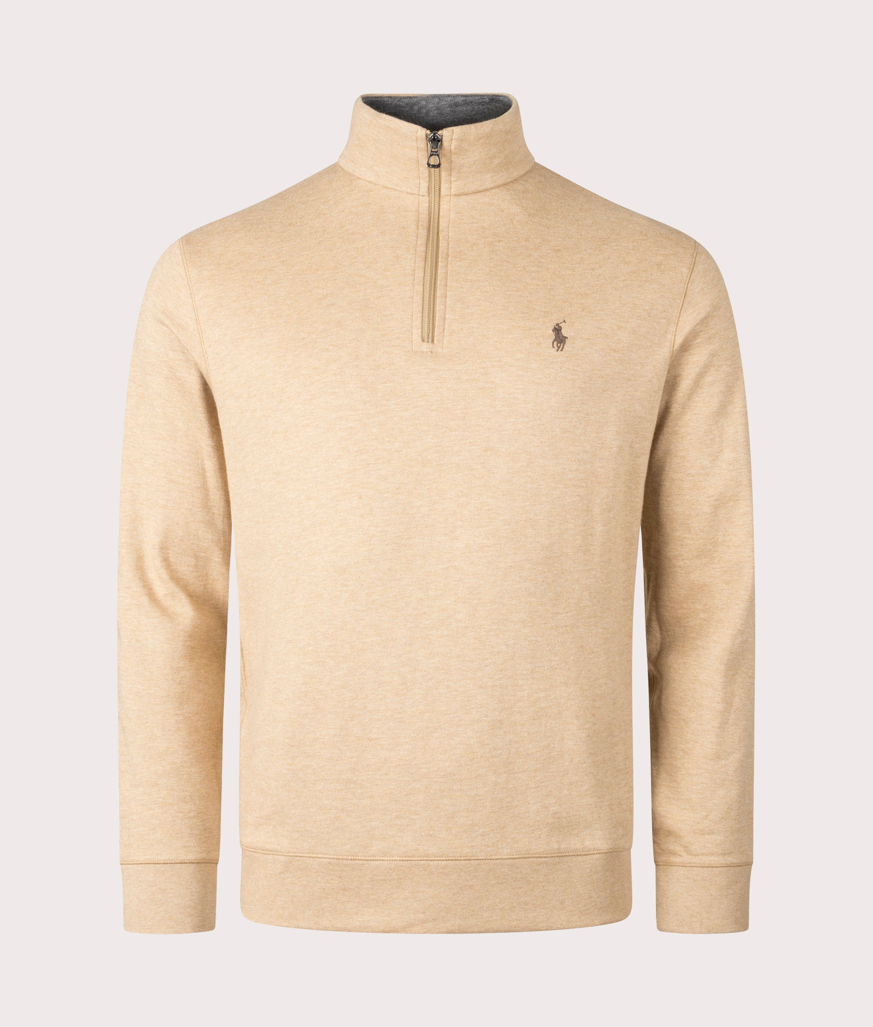 Quarter Zip Sweatshirt Camel Heather | Polo Ralph Lauren | EQVVS