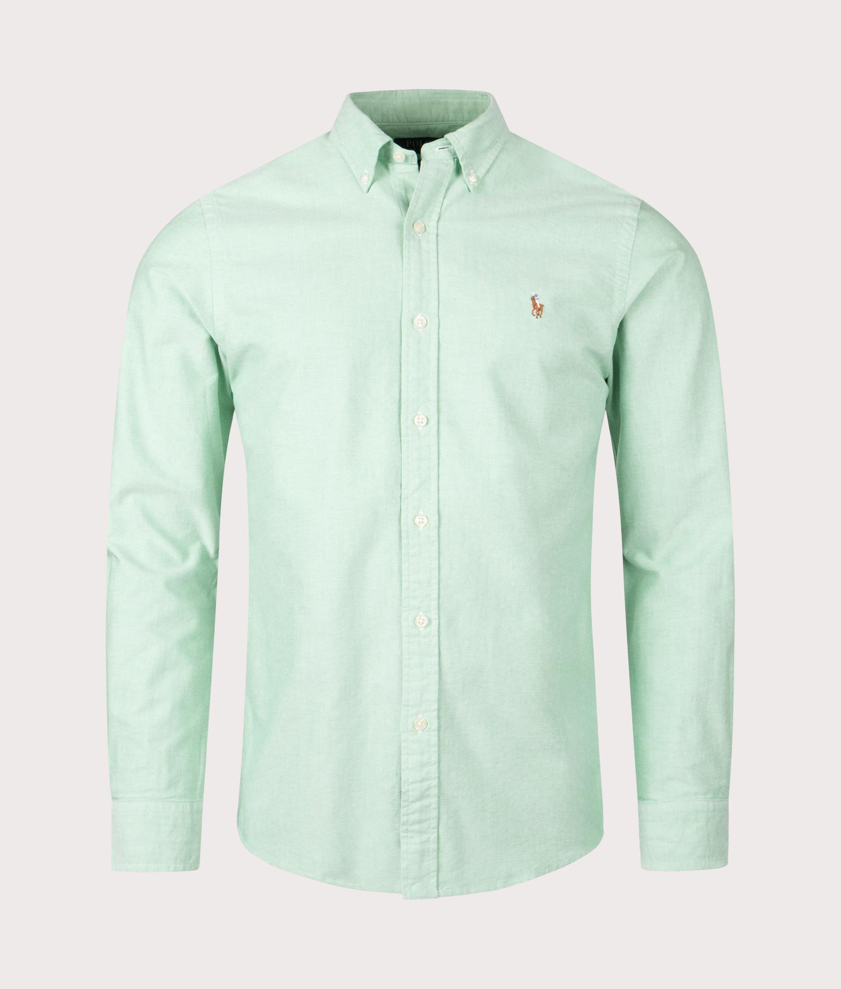 Polo Ralph Lauren Slim Fit Oxford Shirt in Summer Emerald | EQVVS