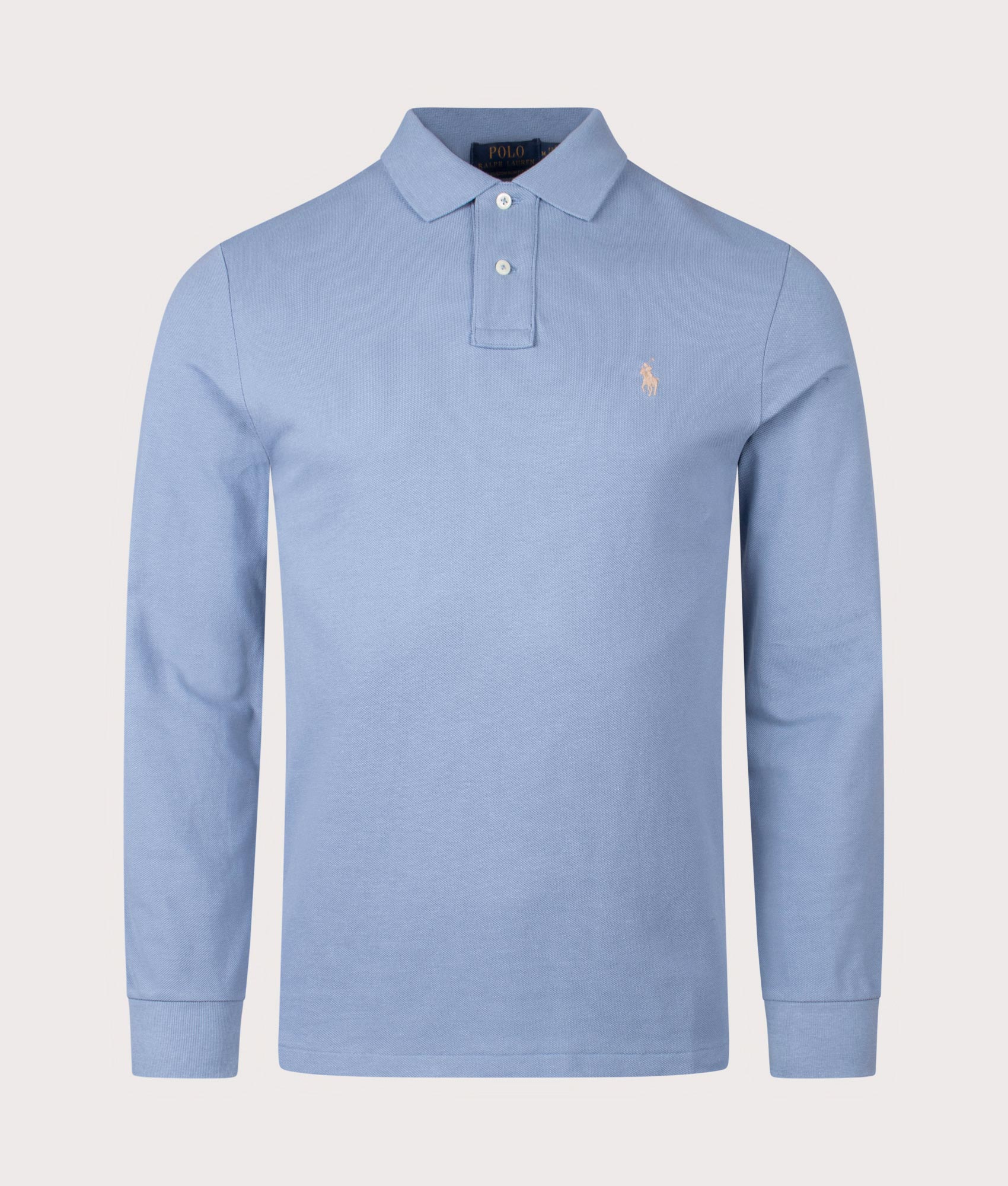 Custom Slim Fit Polo Shirt Channel Blue | Polo Ralph Lauren | EQVVS