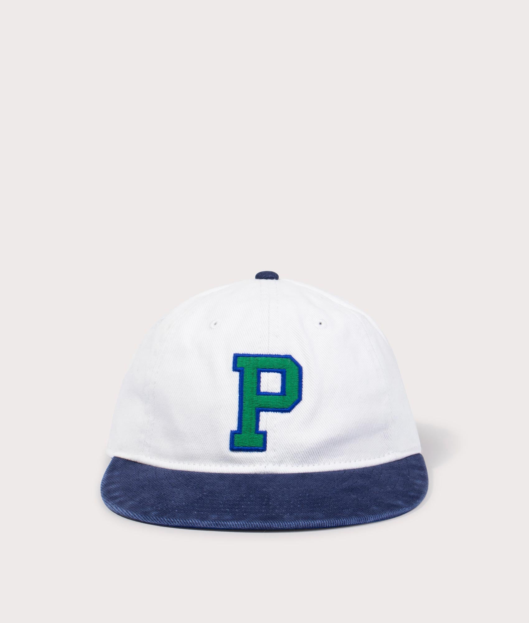 Polo Ralph Lauren Authentic Baseball Cap in White/Navy | EQVVS