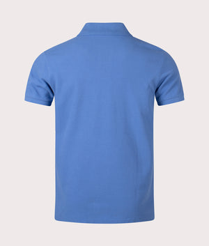 Custom Slim Fit Mesh Polo Shirt Nimes Blue | Polo Ralph Lauren | EQVVS