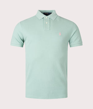Custom Slim Mesh Polo Shirt Essex Green | Polo Ralph Lauren | EQVVS