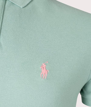 Custom Slim Mesh Polo Shirt Essex Green | Polo Ralph Lauren | EQVVS