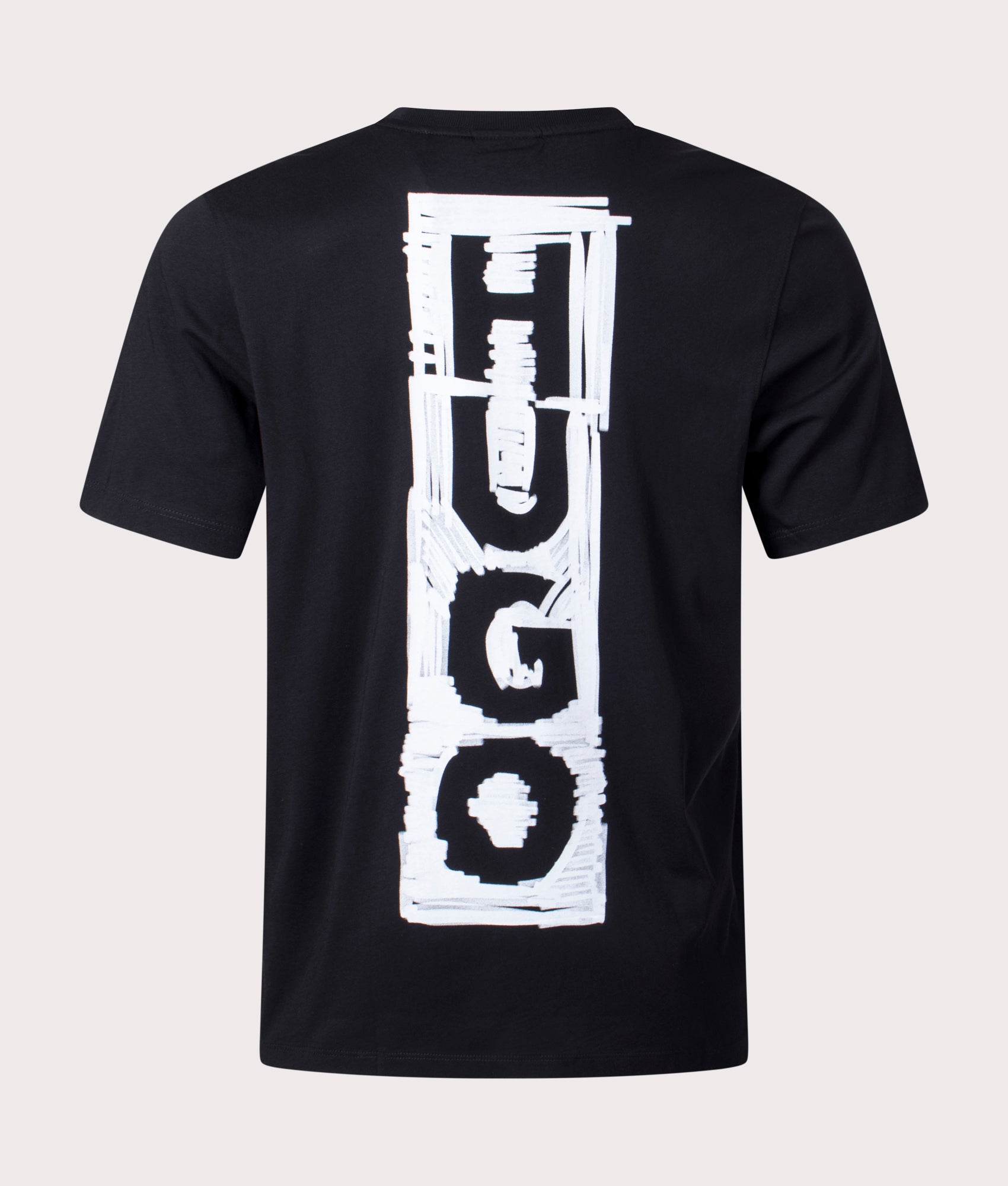 Relaxed Fit Back Print Danden T-Shirt Black | HUGO | EQVVS