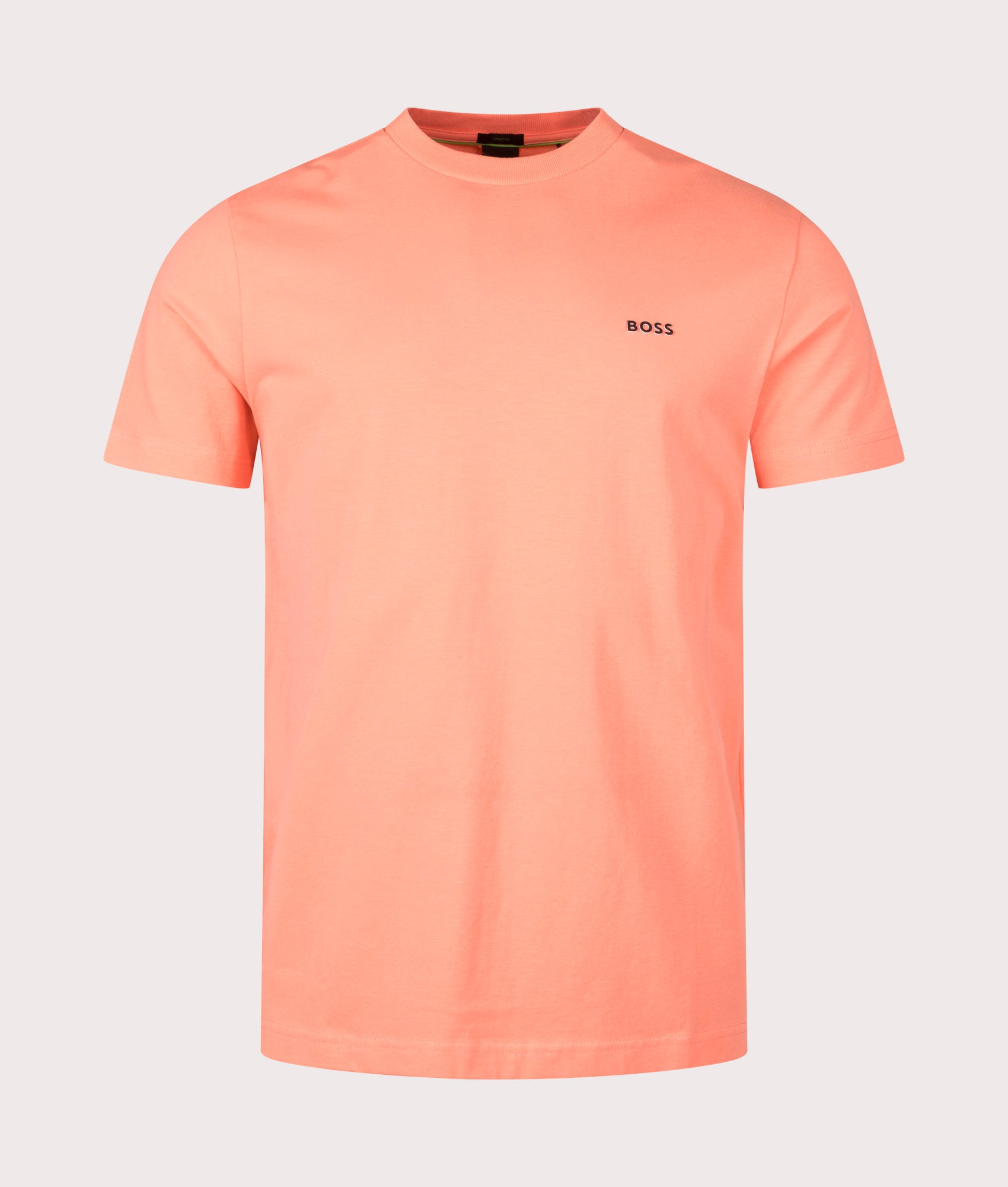 Crew Neck Tee T-Shirt Open Red | Boss | EQVVS