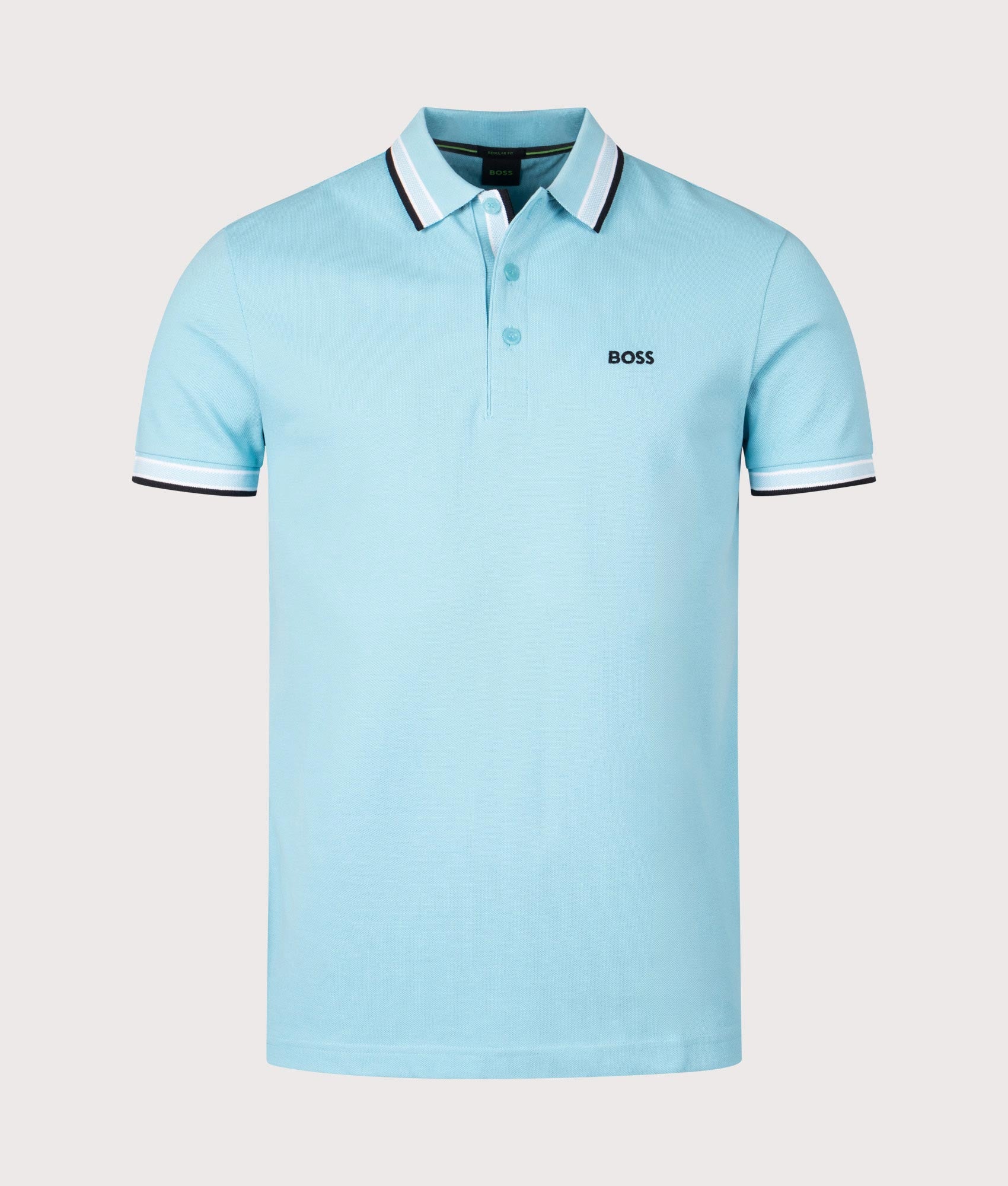 Paddy Polo Shirt Turquoise Aqua | BOSS | EQVVS