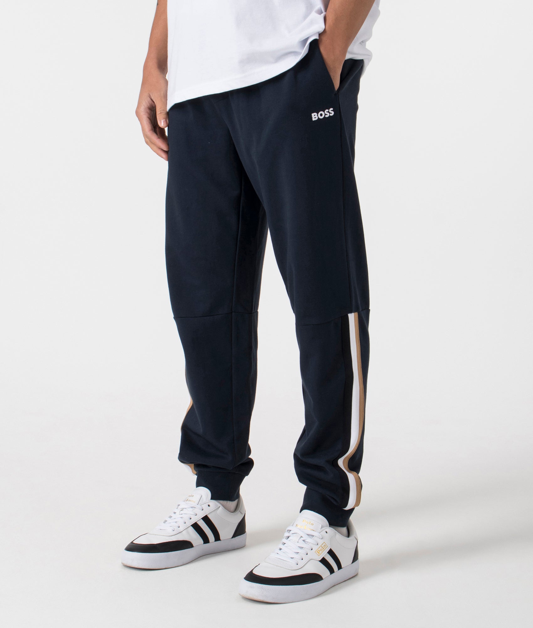 Iconic Joggers in Dark Blue | BOSS | EQVVS
