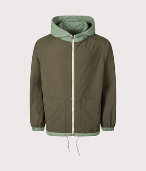 Reversible Hooded Jacket in Fade Green | Nanamica | EQVVS