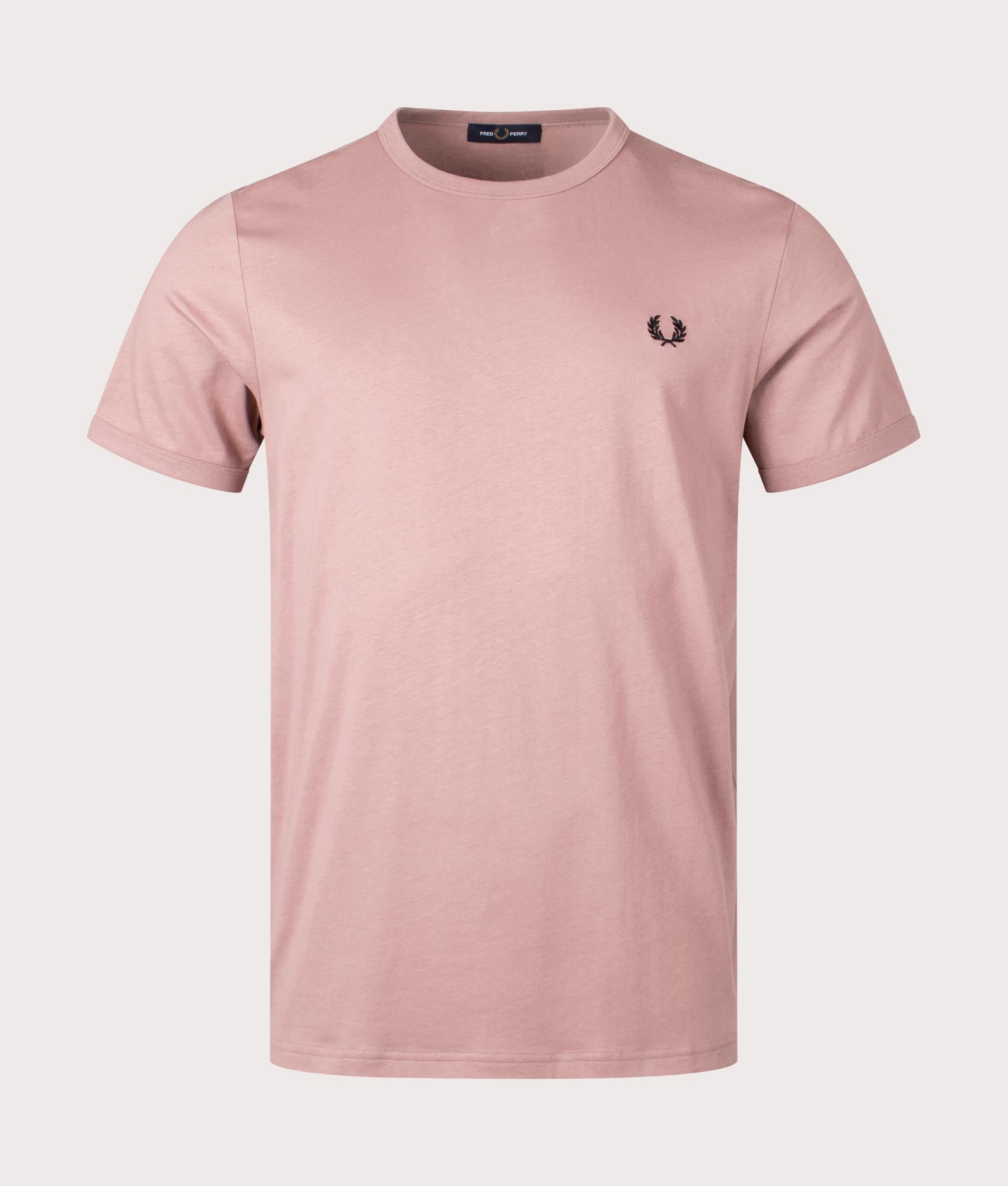 Ringer T-Shirt Dark Pink | Fred Perry | EQVVS