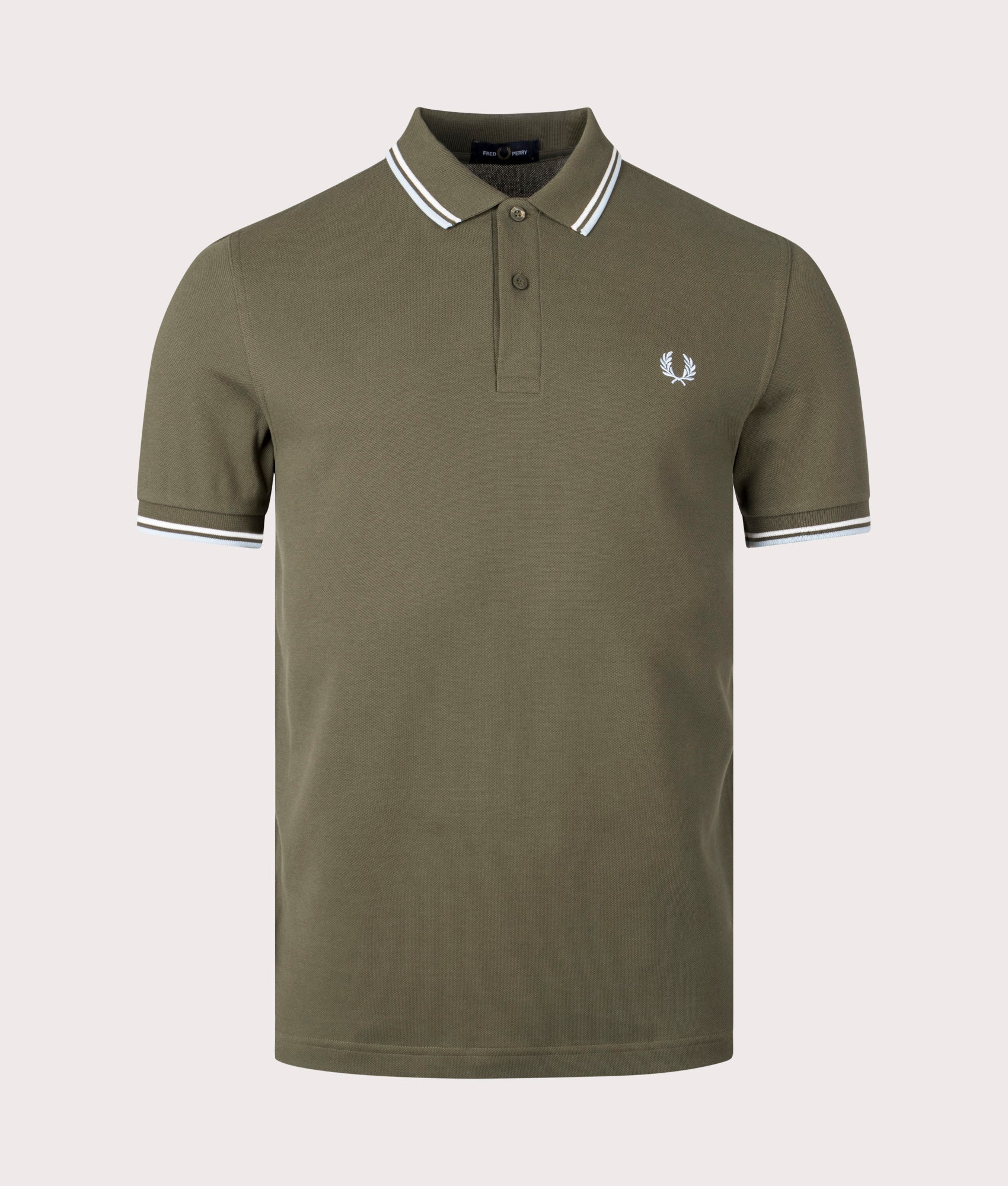 Twin Tipped Fred Perry Polo Shirt Uniform Green | Fred Perry | EQVVS