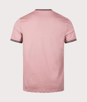 Twin Tipped T-Shirt Dusty Rose Pink | Fred Perry | EQVVS