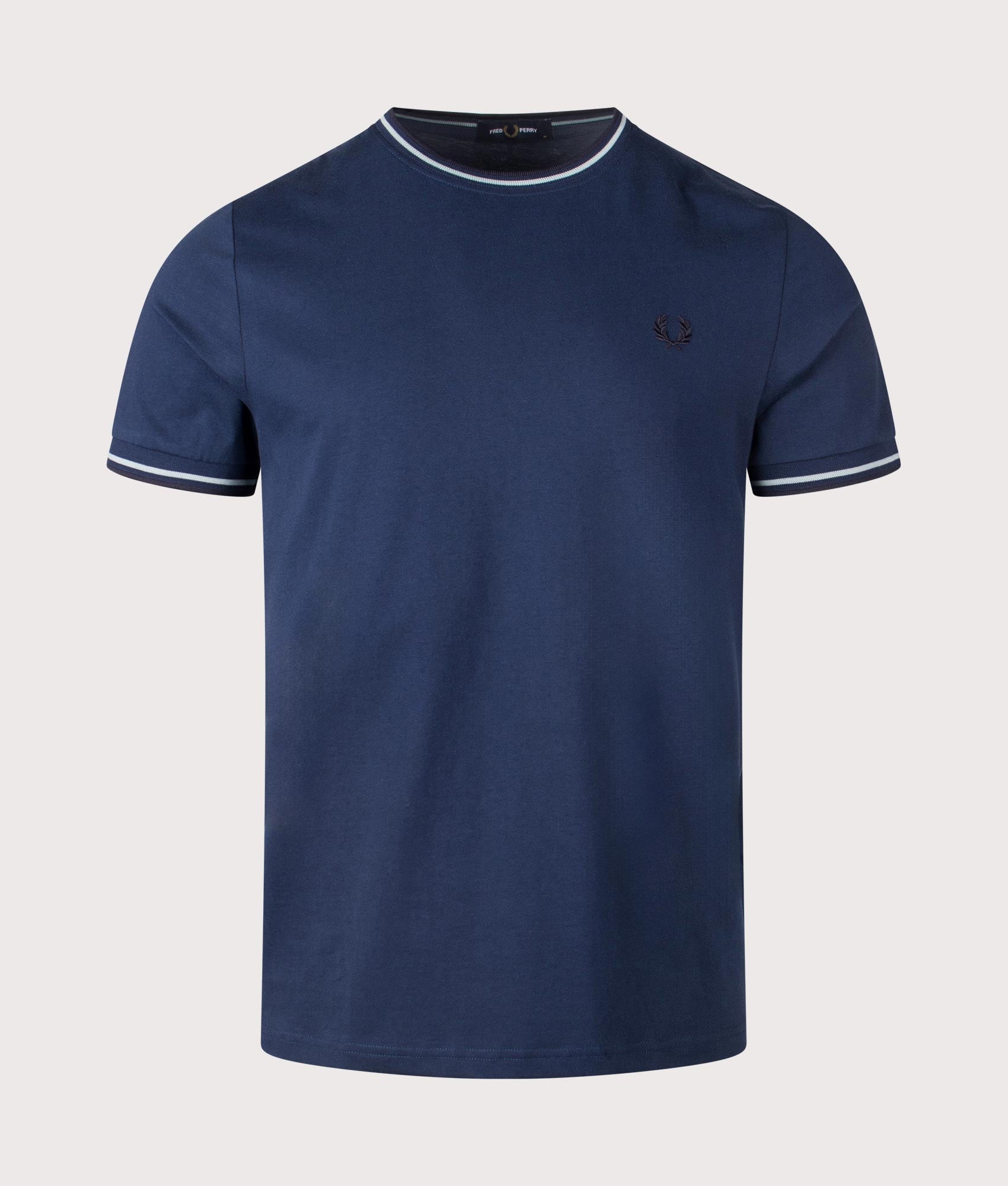 Twin Tipped T-Shirt Tennis Blue | Fred Perry | EQVVS
