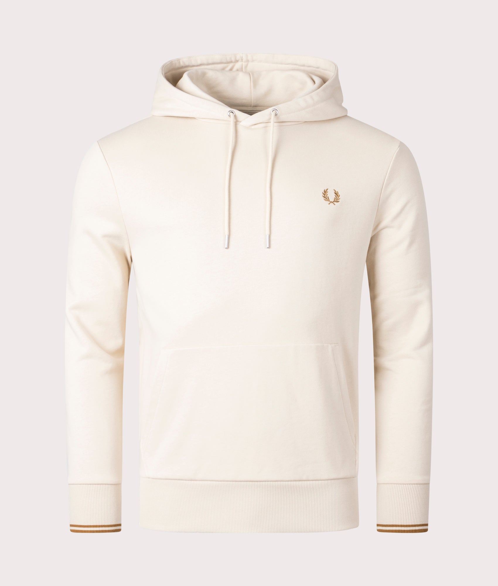 Twin Tipped Hoodie in Oatmeal | Fred Perry | EQVVS