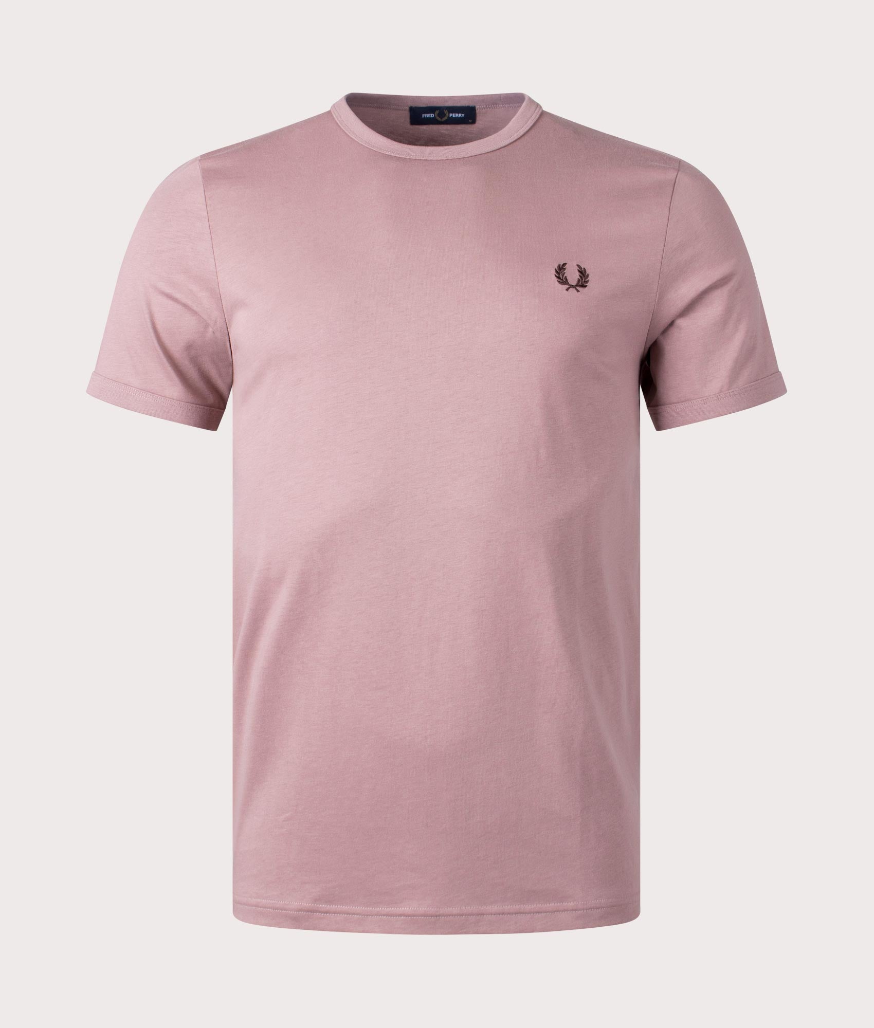 Ringer T-Shirt In S52 Dark Pink | Fred Perry | EQVVS