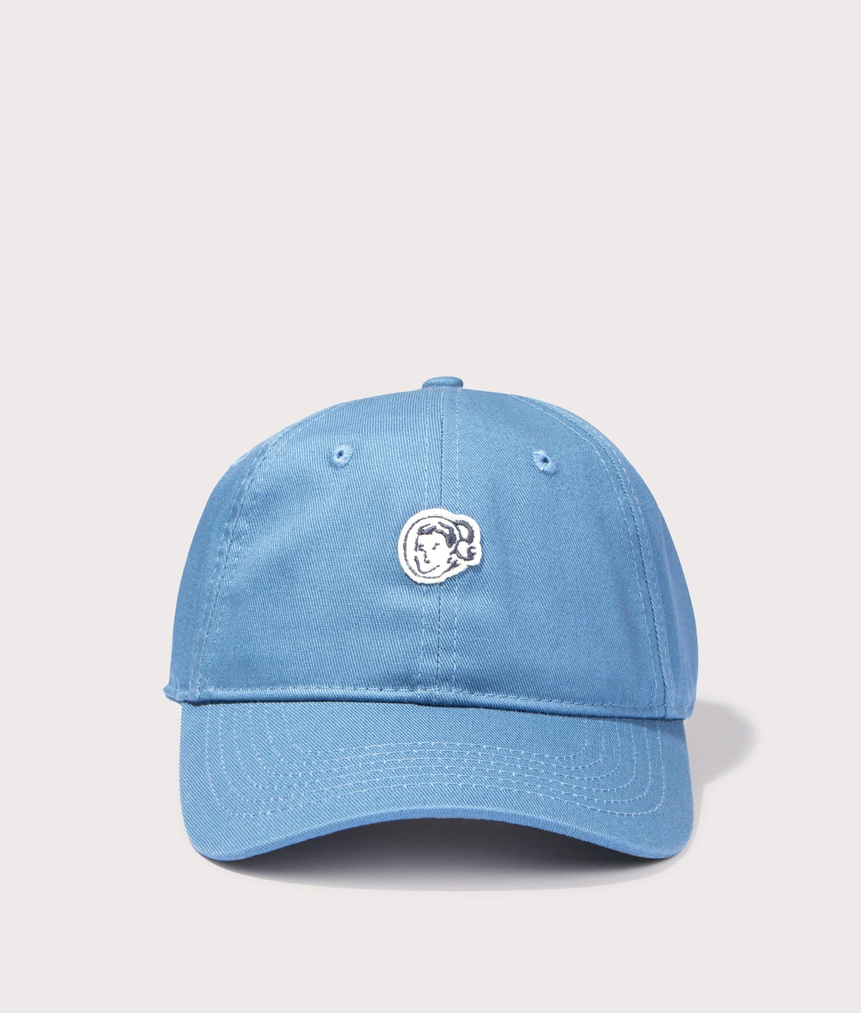 Billionaire Boys Club Astro Logo Curved Visor Cap in blue at EQVVS