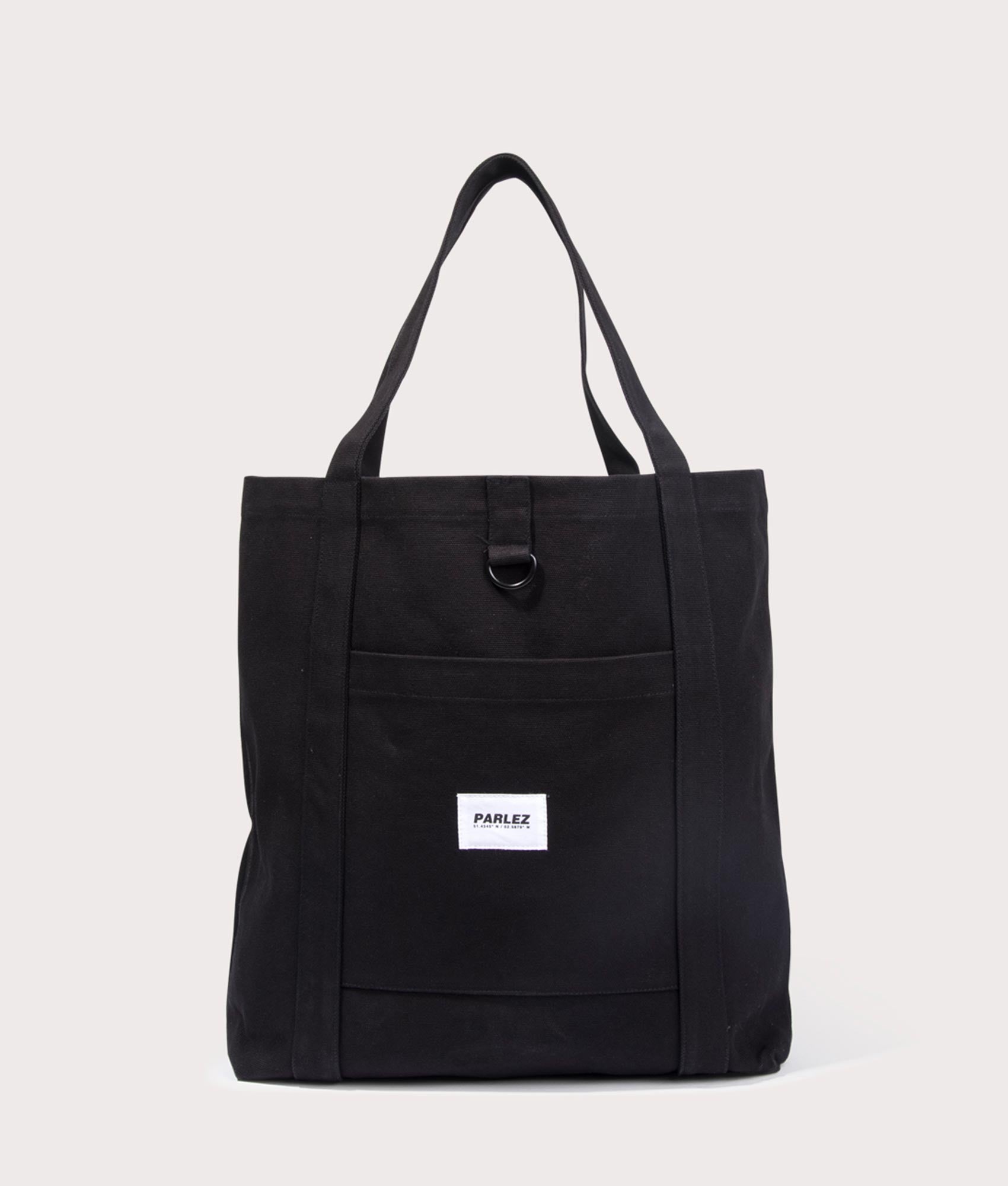 Clipper Tote Bag Black | Parlez | EQVVS