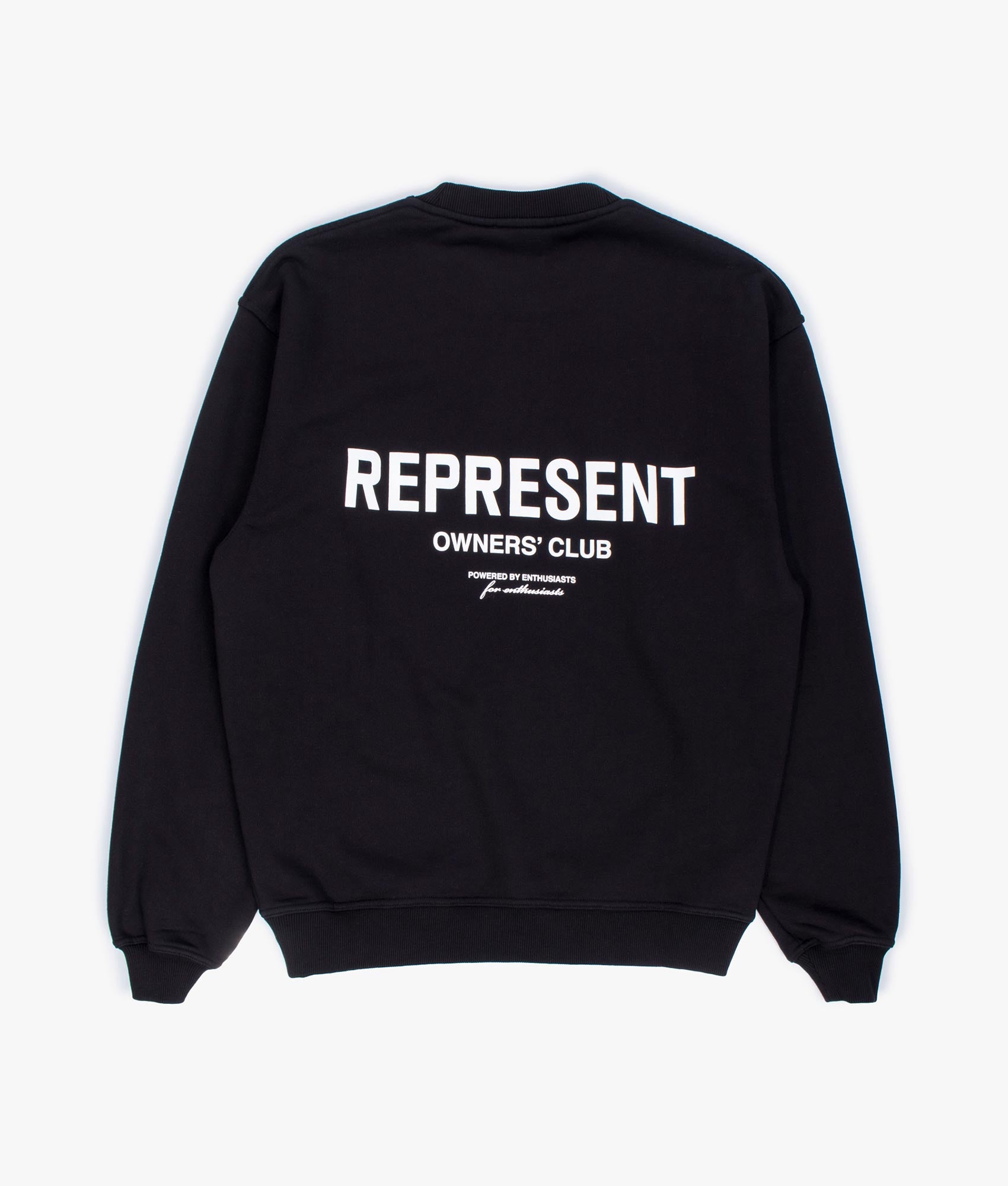 Represent Owners Club Sweatshirt Relaxed Fit Black | EQVVS | Menswear