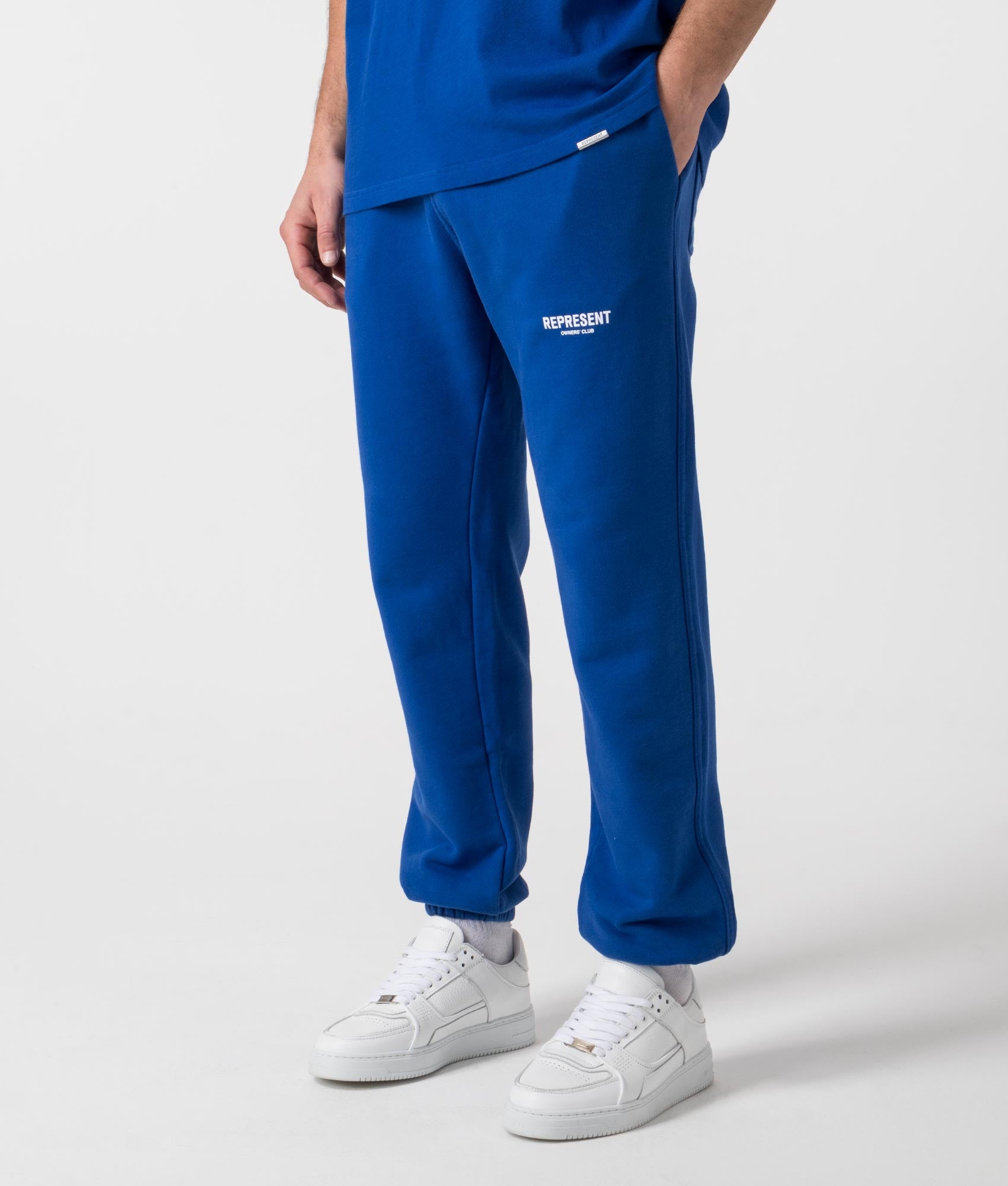 Relaxed Fit Owners' Club Joggers in 109 Cobalt Blue | REPRESENT | EQVVS