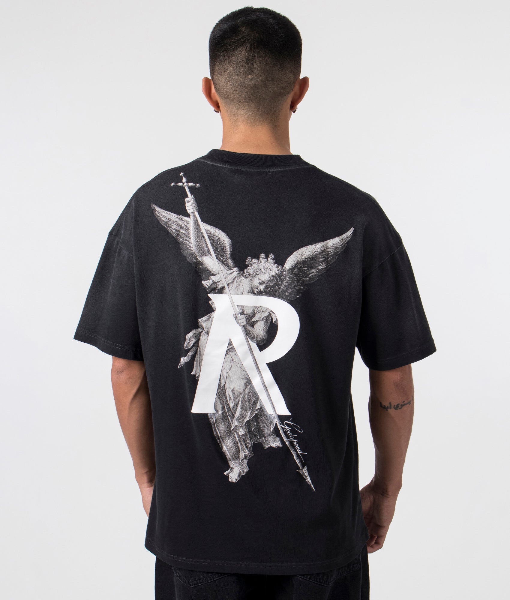 Archangel T-Shirt in Black | REPRESENT | EQVVS