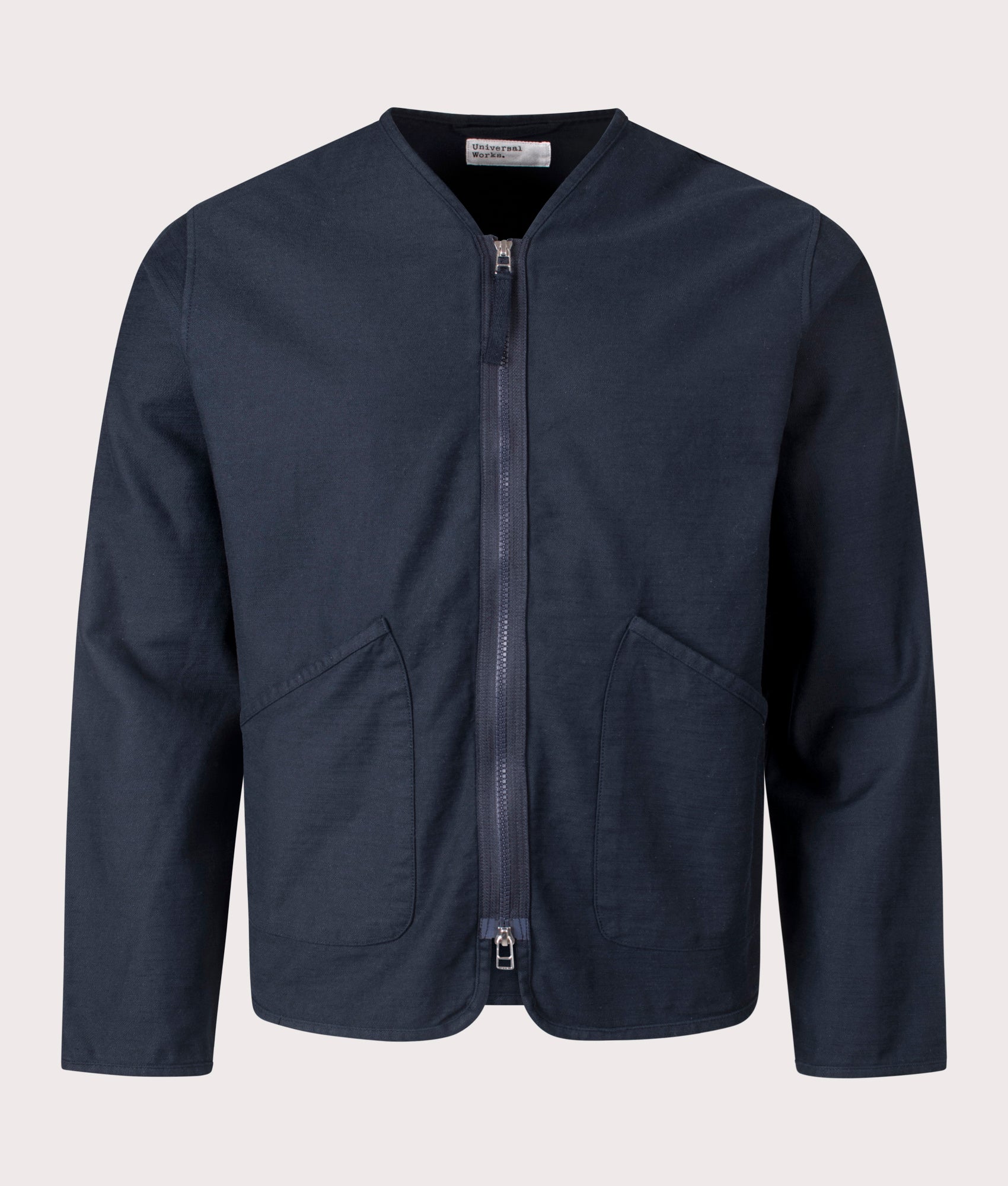 Zip Liner Jacket in Navy | Universal Works | EQVVS