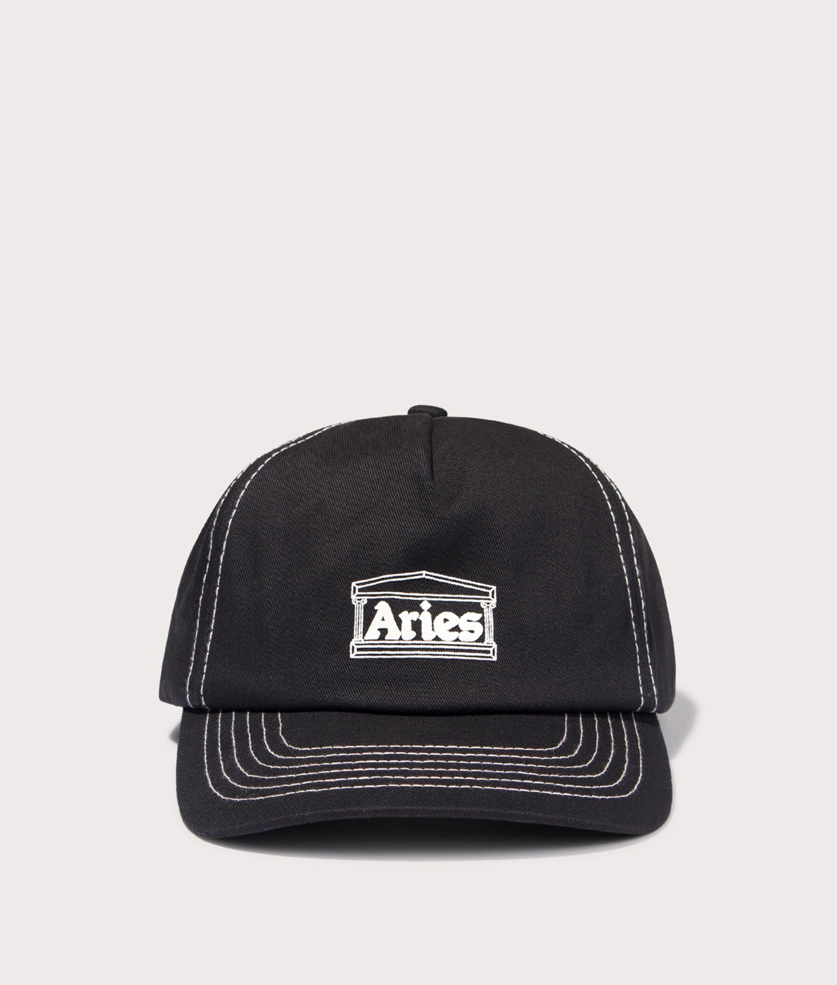 Aires Temple Cap in Black, 100% Cotton | EQVVS Menswear