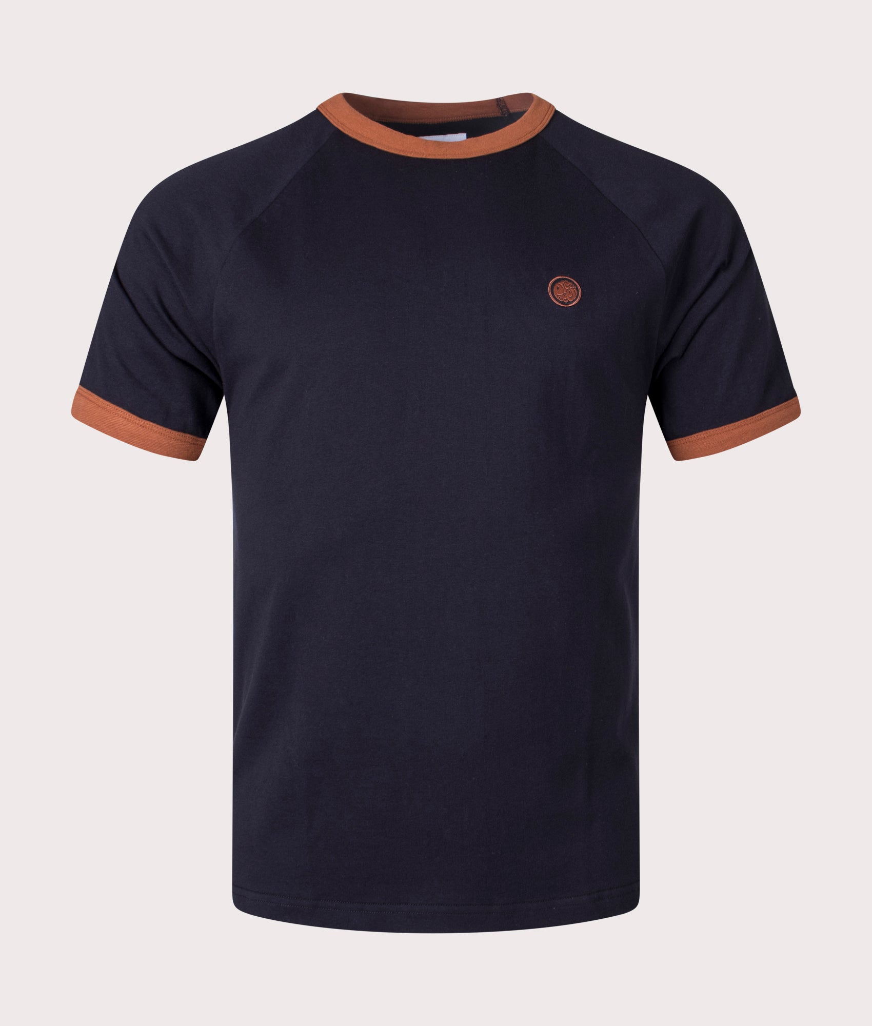 Slim Fit Boston Ringer T-Shirt Black | Pretty Green | EQVVS