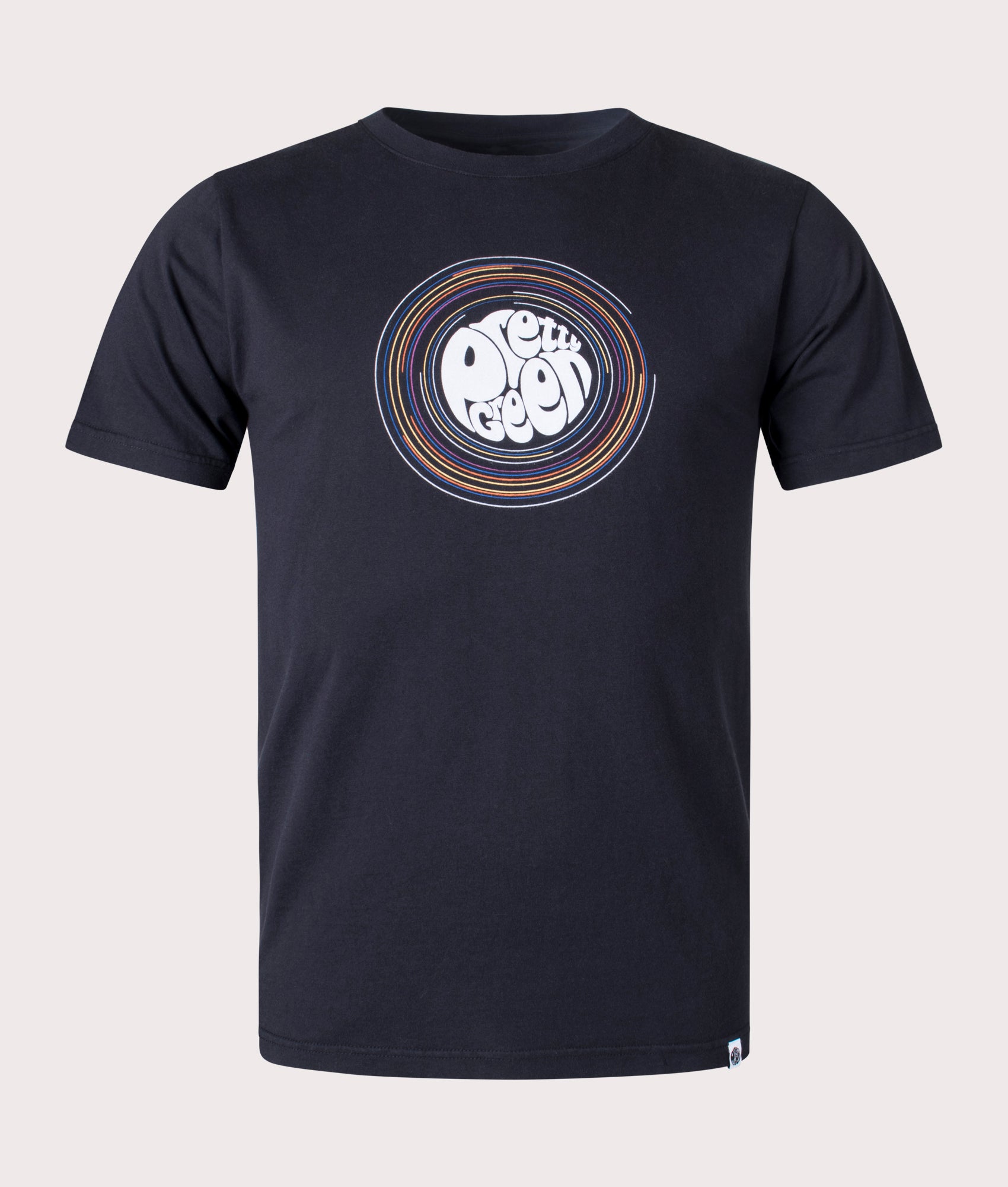 Hollen Logo T-Shirt Black | Pretty Green | EQVVS