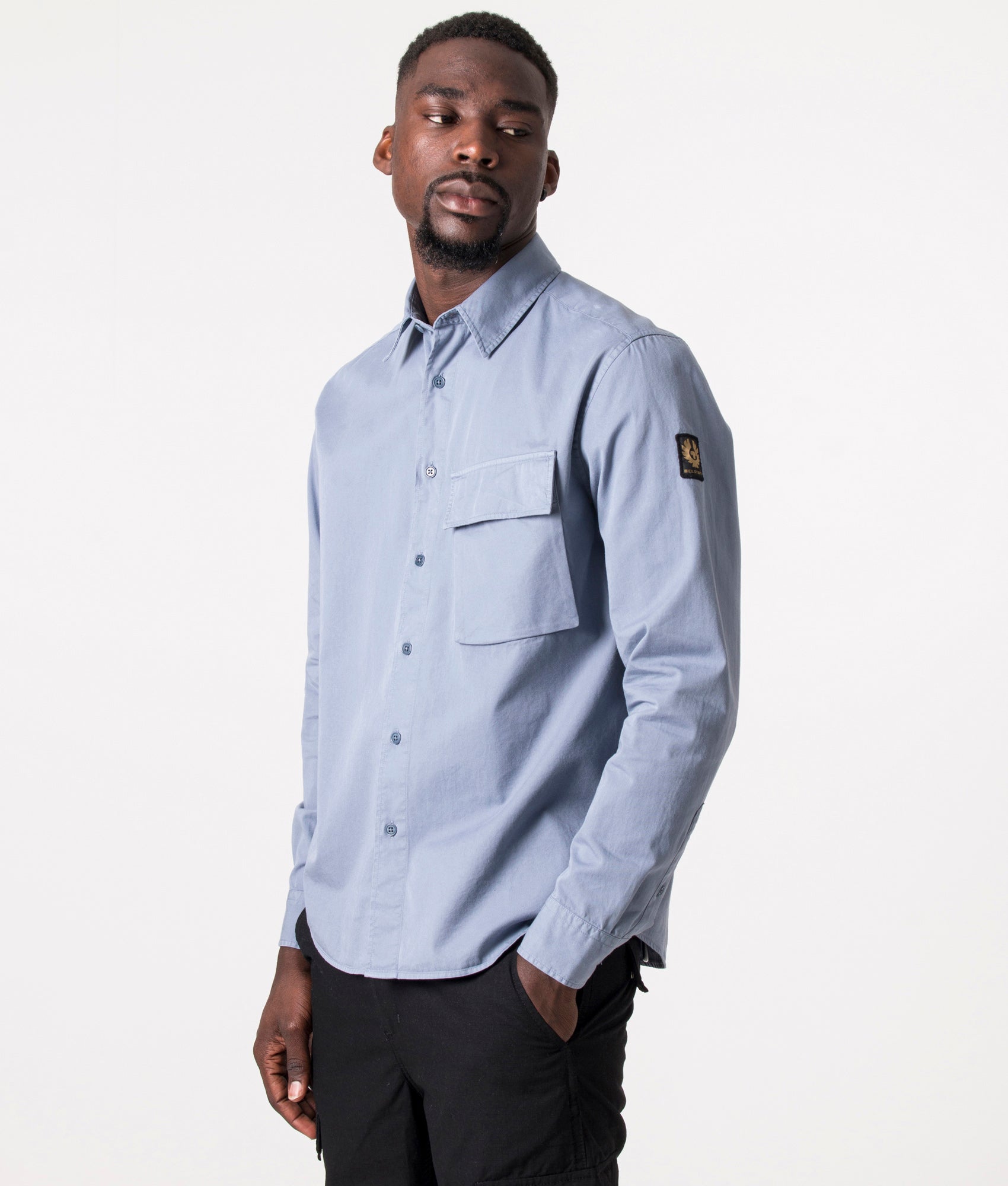 Scale Shirt Blue Flint | Belstaff | EQVVS