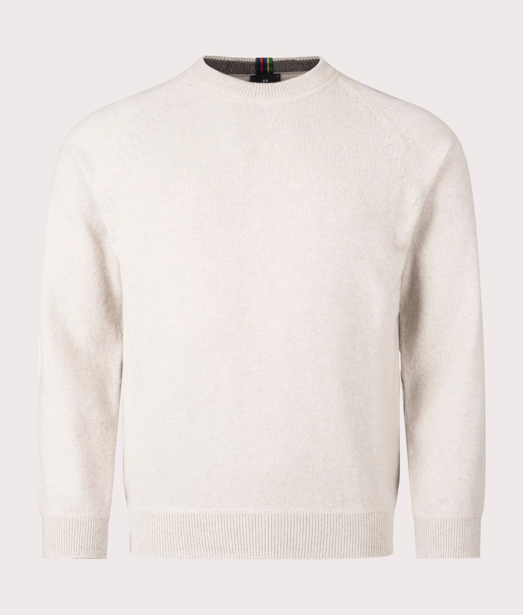 Signature Stripe Merino Wool Jumper Parchment | PS Paul Smith | EQVVS