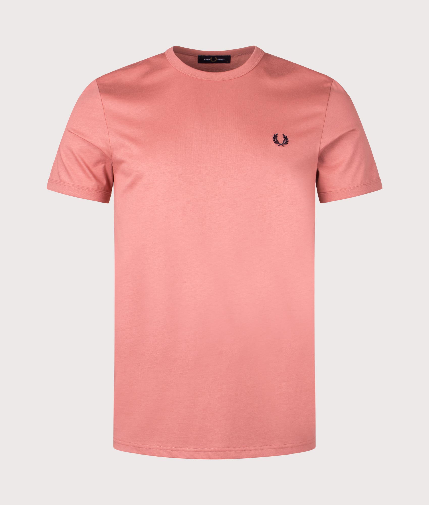 Ringer T-Shirt in Putty Pink | Fred Perry | EQVVS