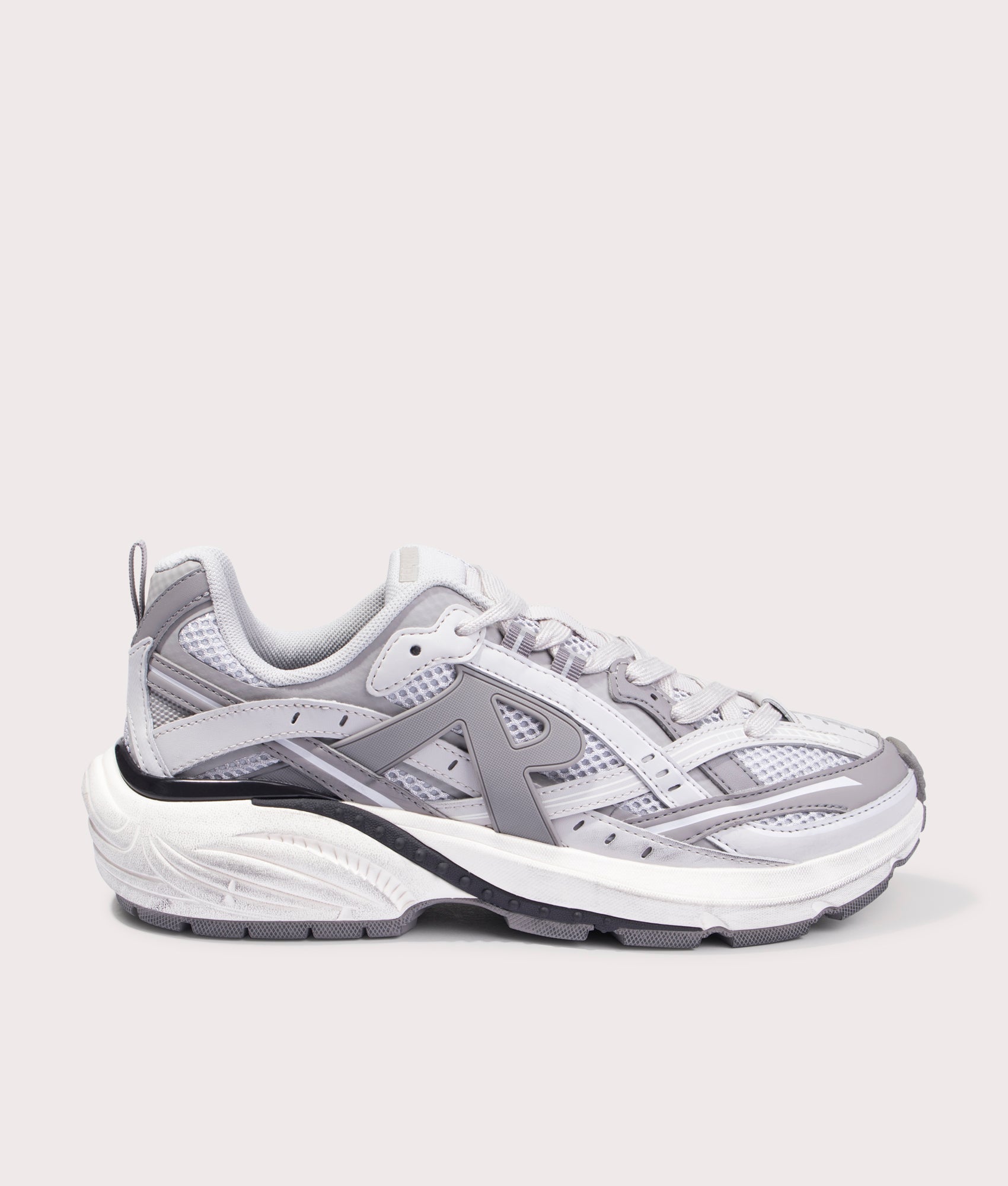 REPRESENT Storm Runner Trainers in Ultimate Grey | EQVVS