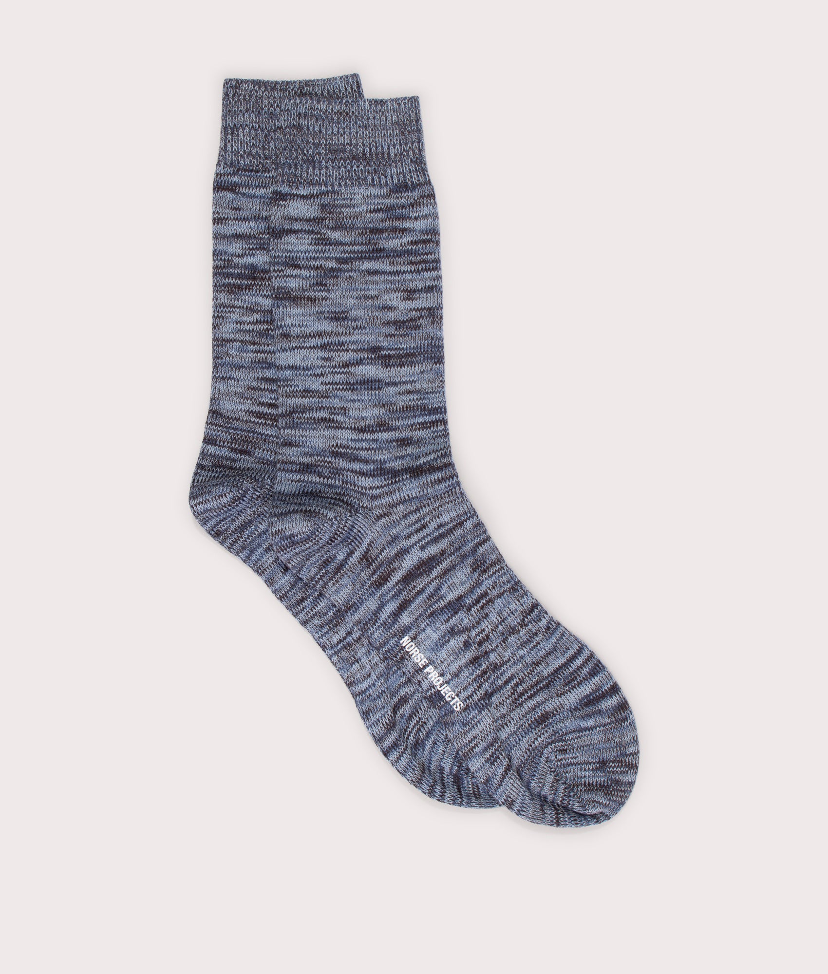 Bjarki Cotton Twist Sock Steel Blue | Norse Projects | EQVVS