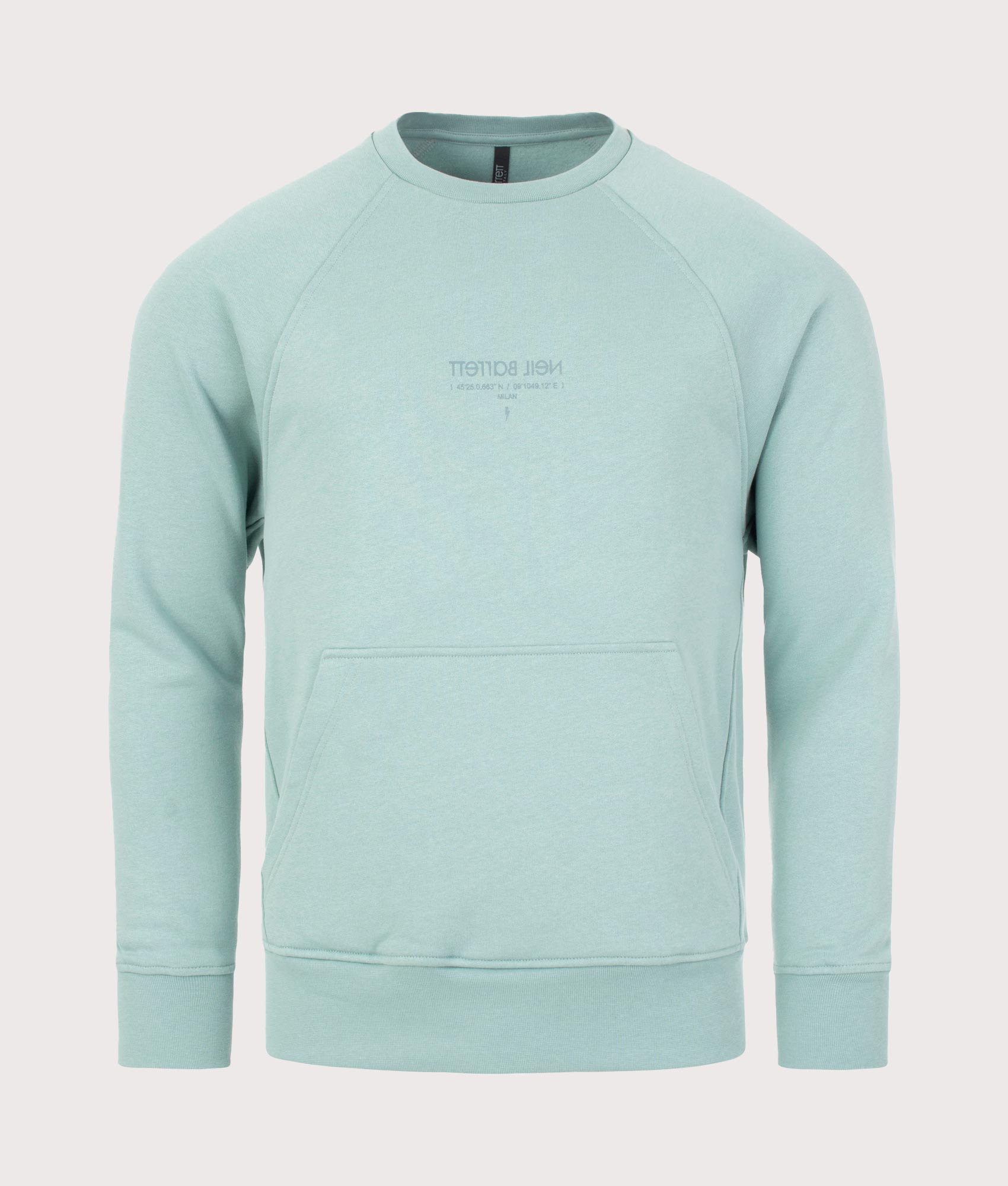 Logo and Coordinates Sweatshirt JADE/DK JADE | Neil Barrett | EQVVS