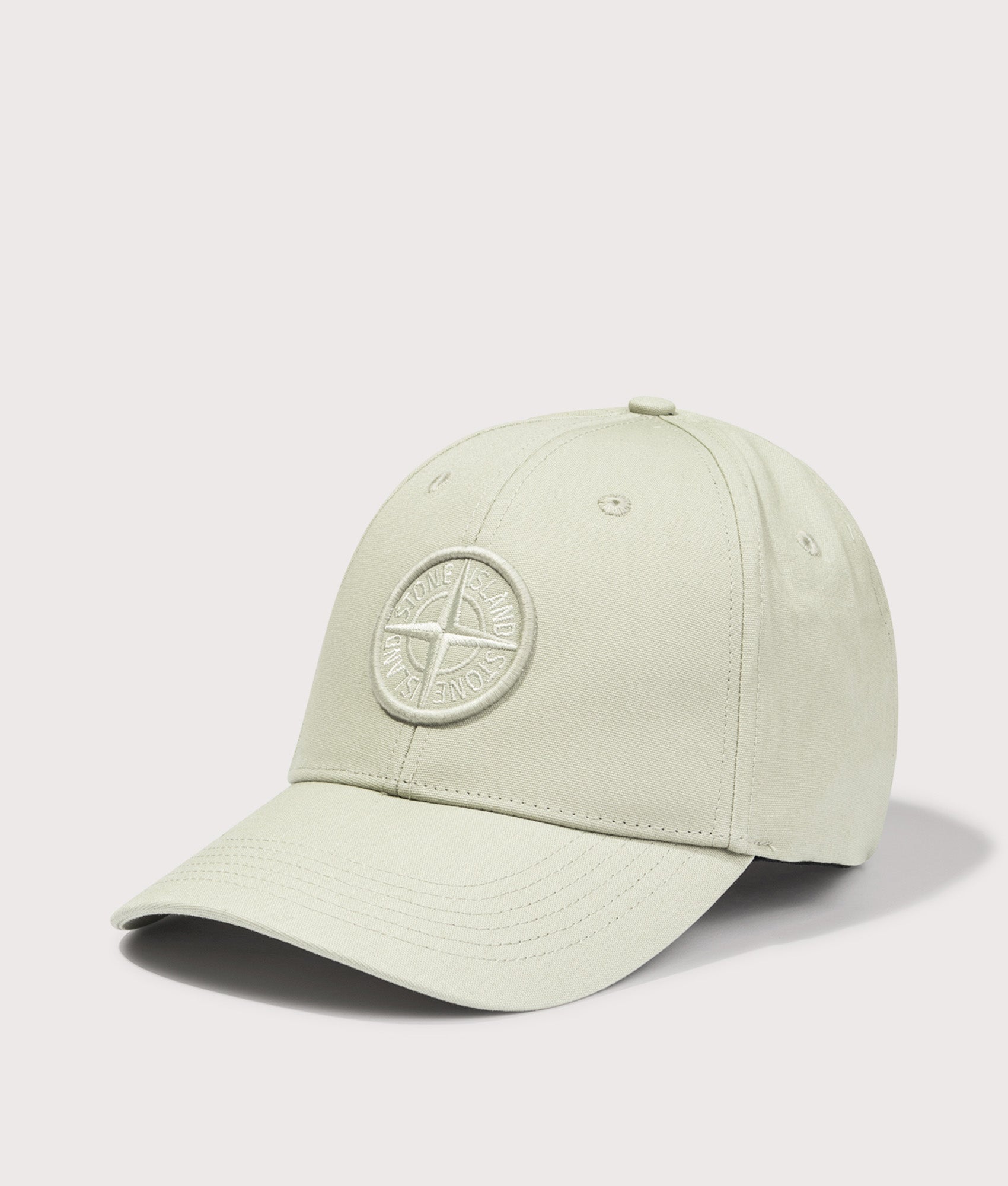 Compass Baseball Cap in Sage Green | STONE ISLAND | EQVVS