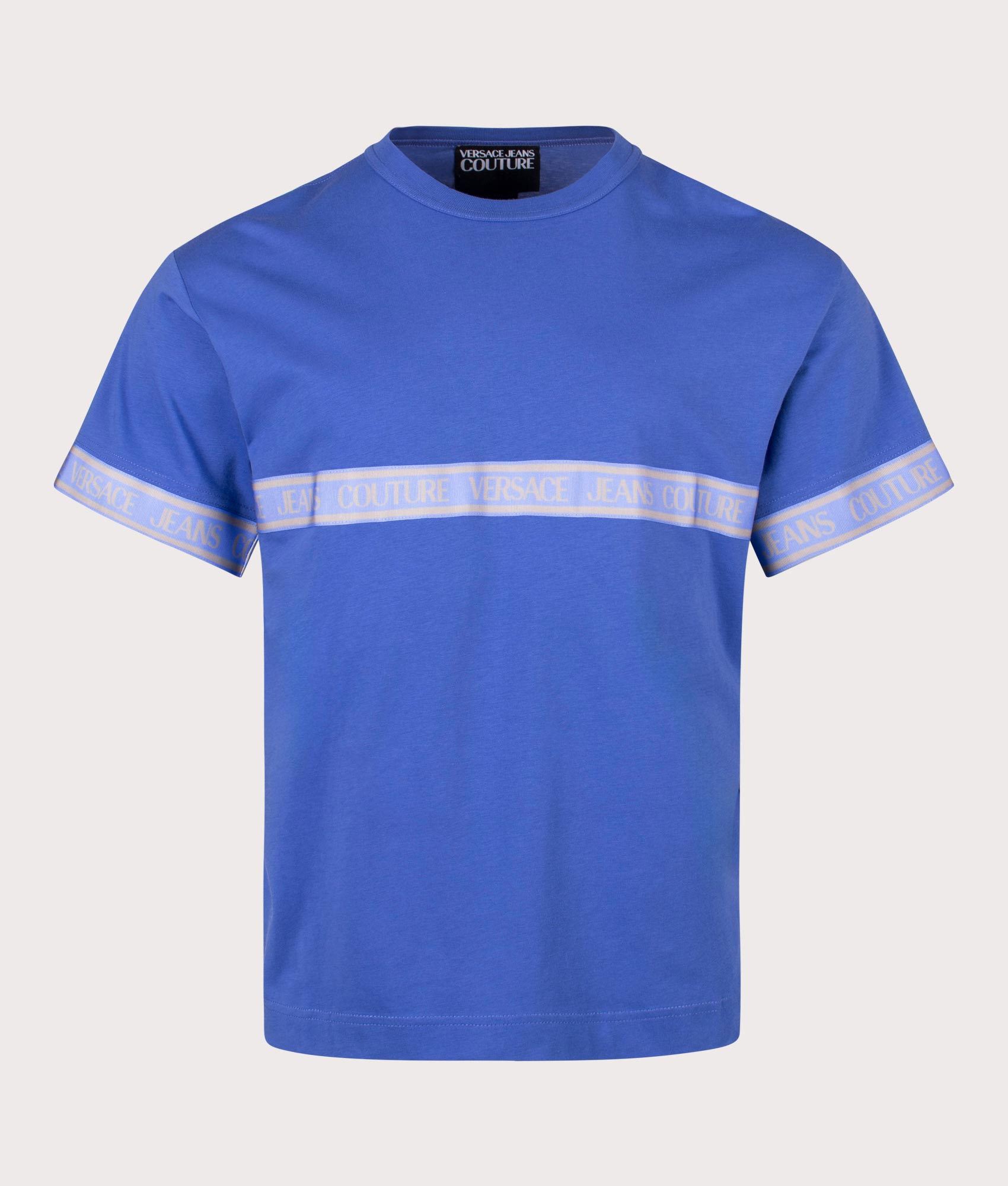 Relaxed Fit R Taped T-Shirt Sapphire | Versace Jeans Couture | EQVVS