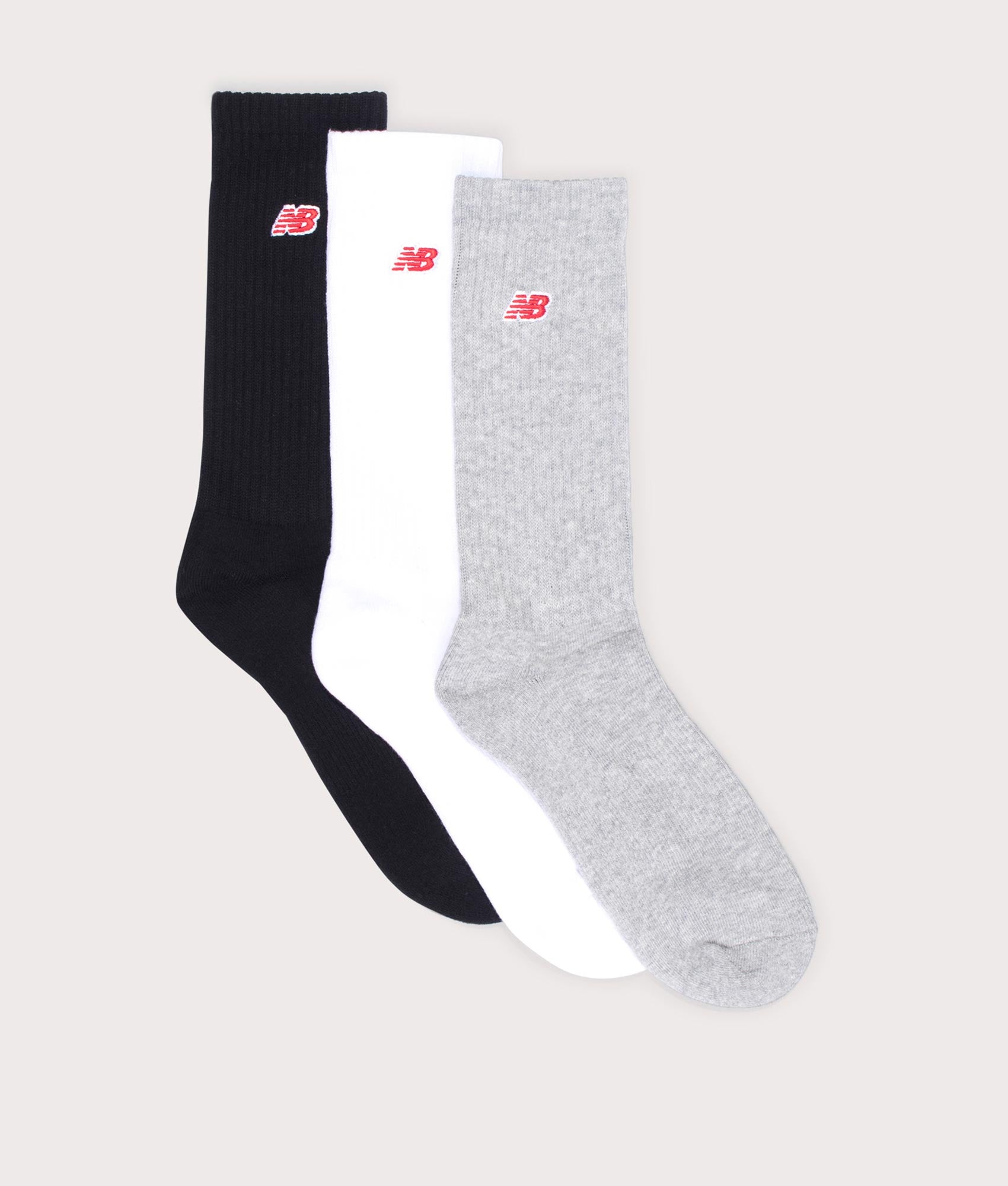 3 Pack NB Patch Logo Socks Multi | New Balance | EQVVS
