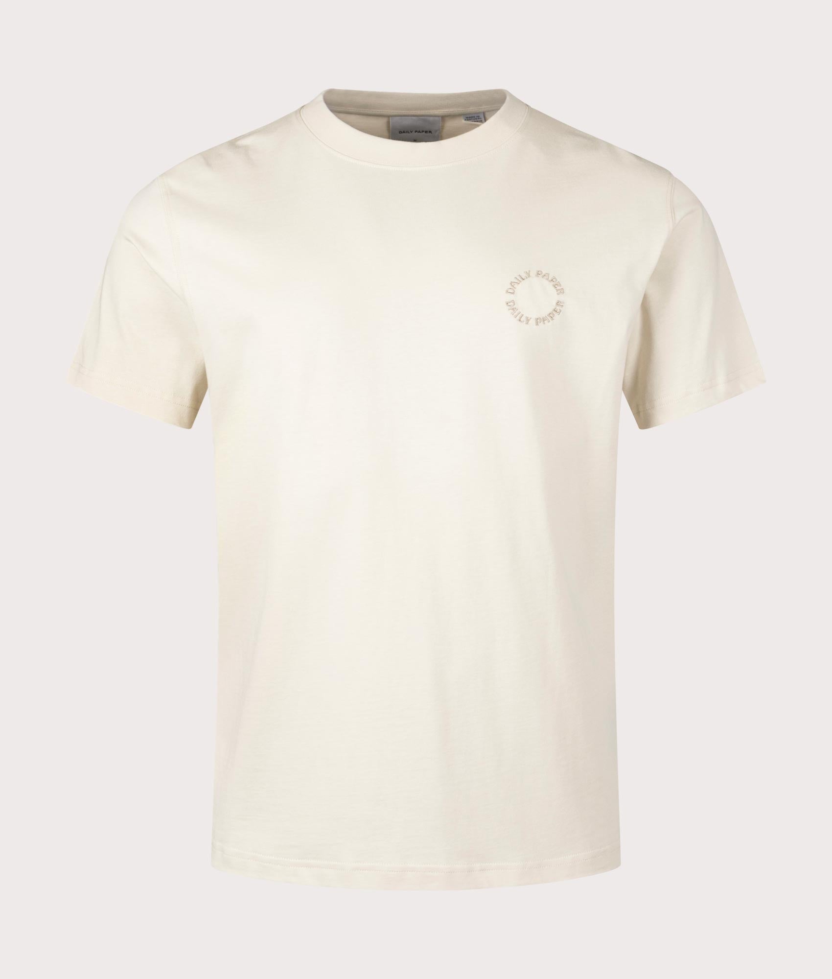 Orbit Emblem T-Shirt Pelican Beige | Daily Paper | EQVVS