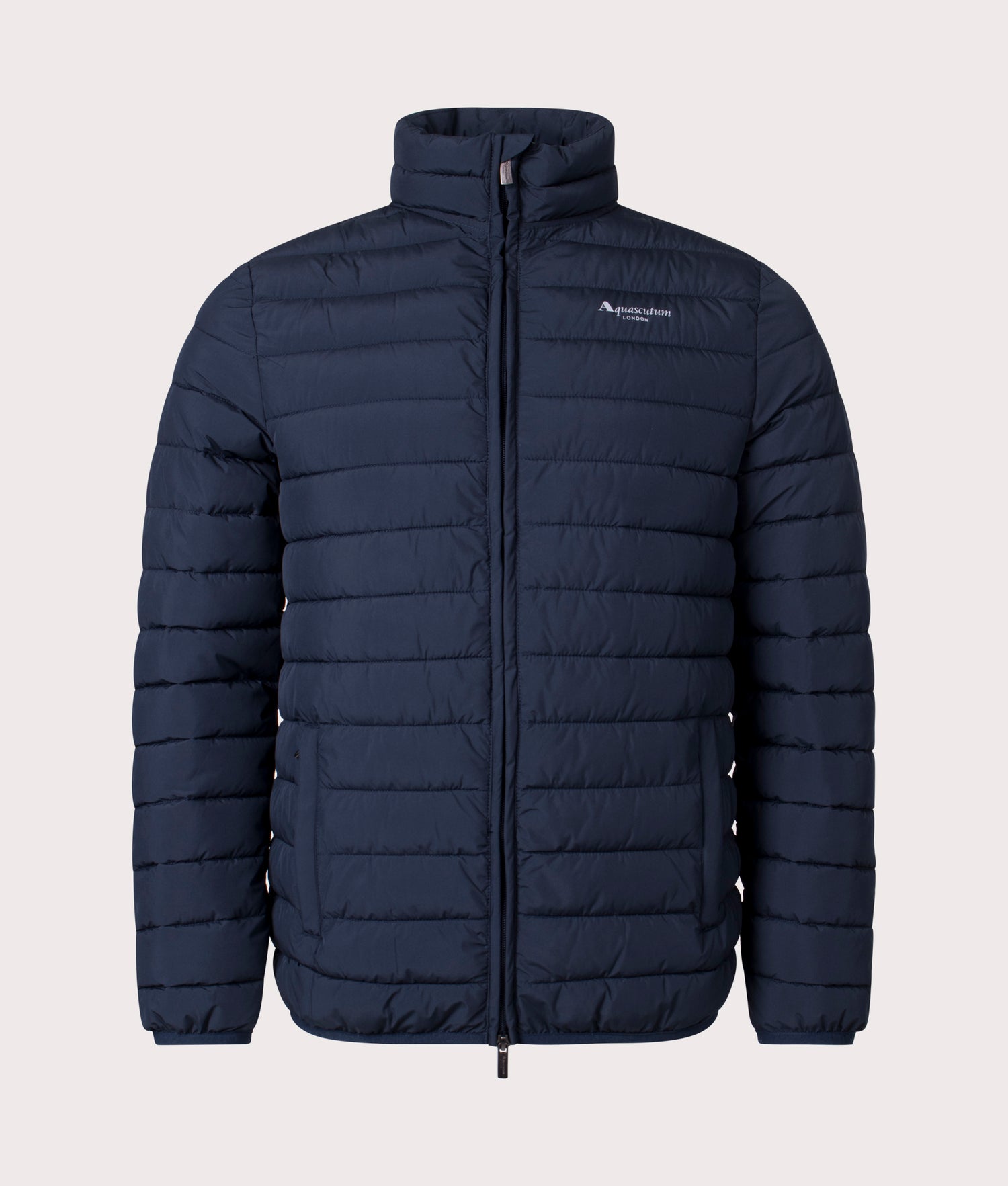 Active100Gr Mock Neck Jacket Navy | Aquascutum | EQVVS