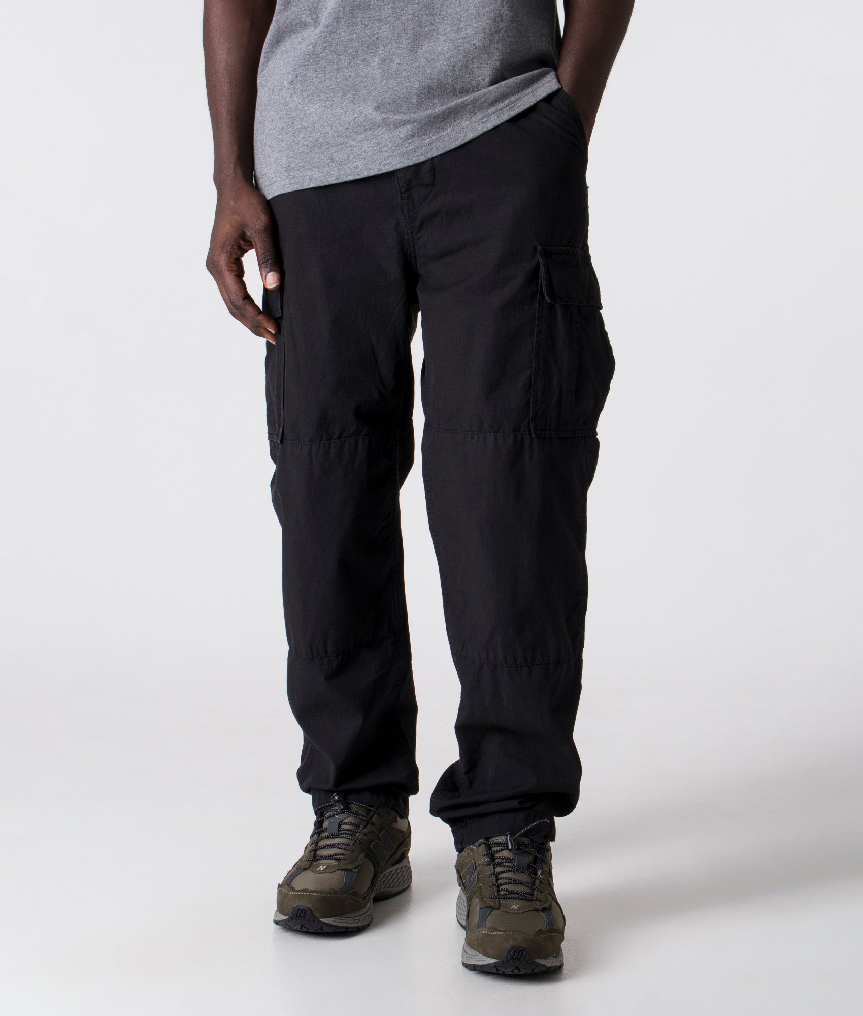 Relaxed Fit Cargo Pants Black | Stan Ray | EQVVS