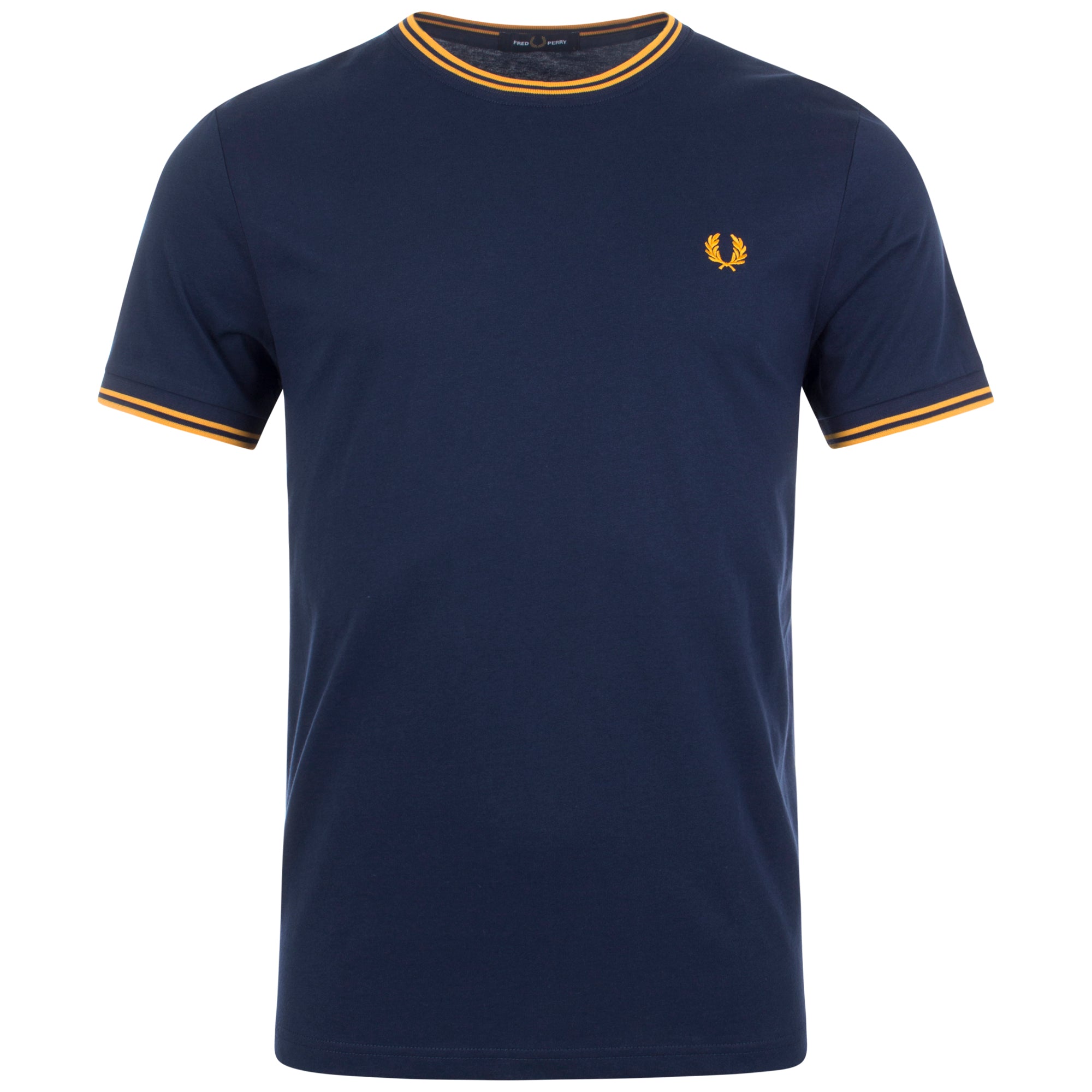 Twin Tipped T-Shirt Carbon Blue | Fred Perry | EQVVS